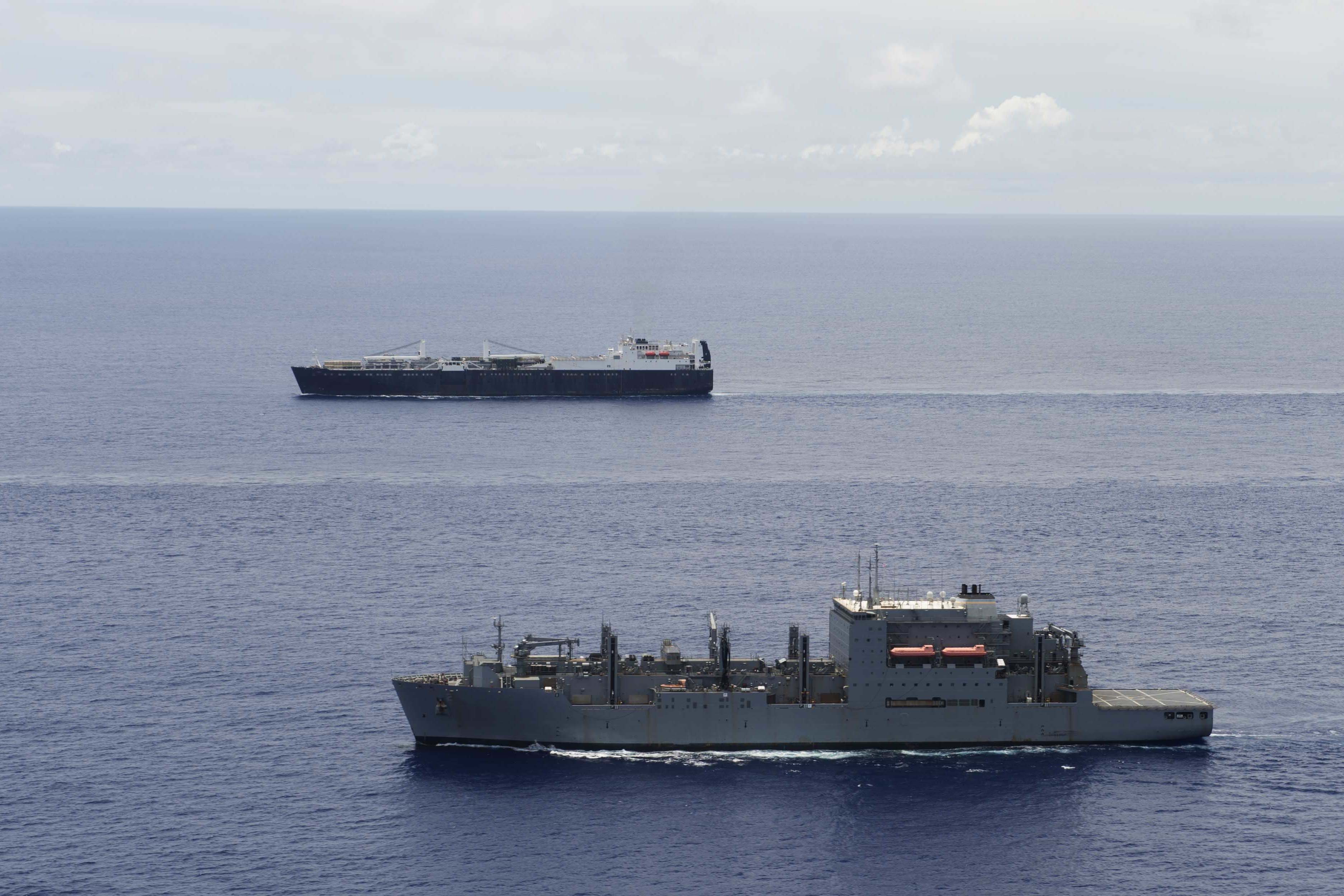 Maritime Pre-positioning Ships Squadron Conducts Group Sail with Guam ...