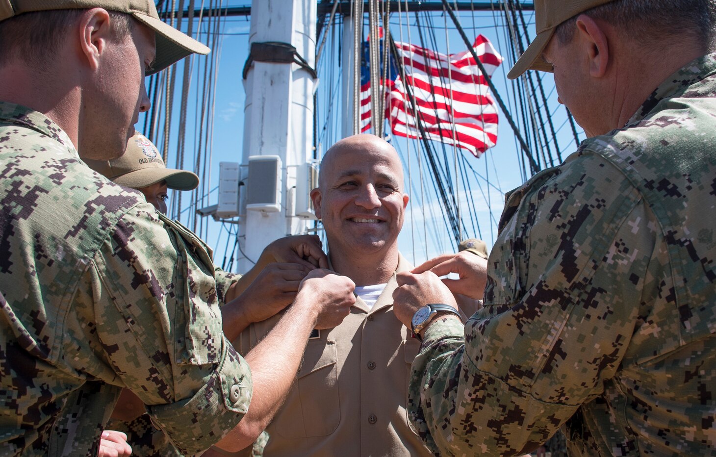 MCPON Smith Pinned aboard USS Constitution > United States Navy ...
