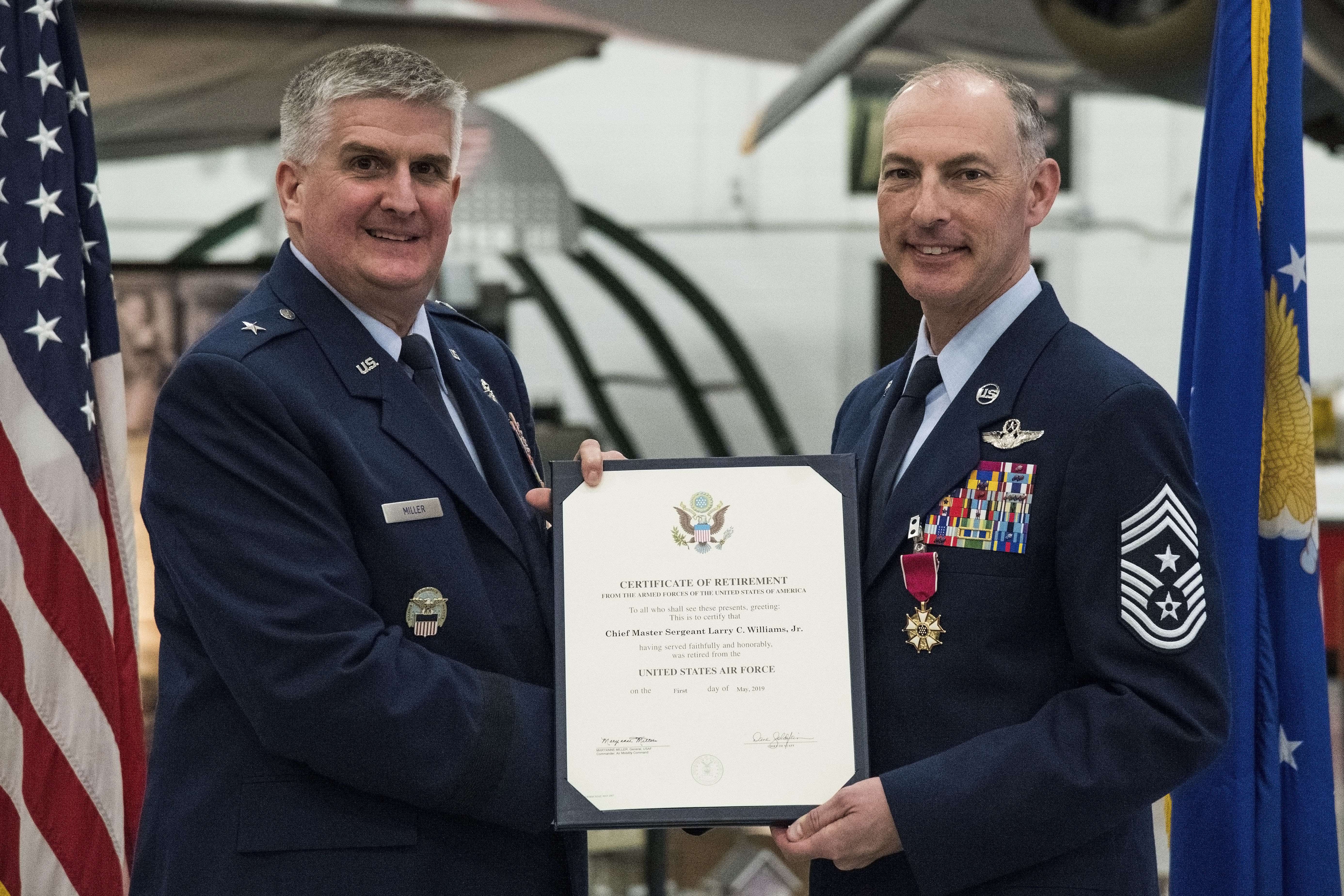 AMC command chief retires after 30 years of service > Air Mobility ...