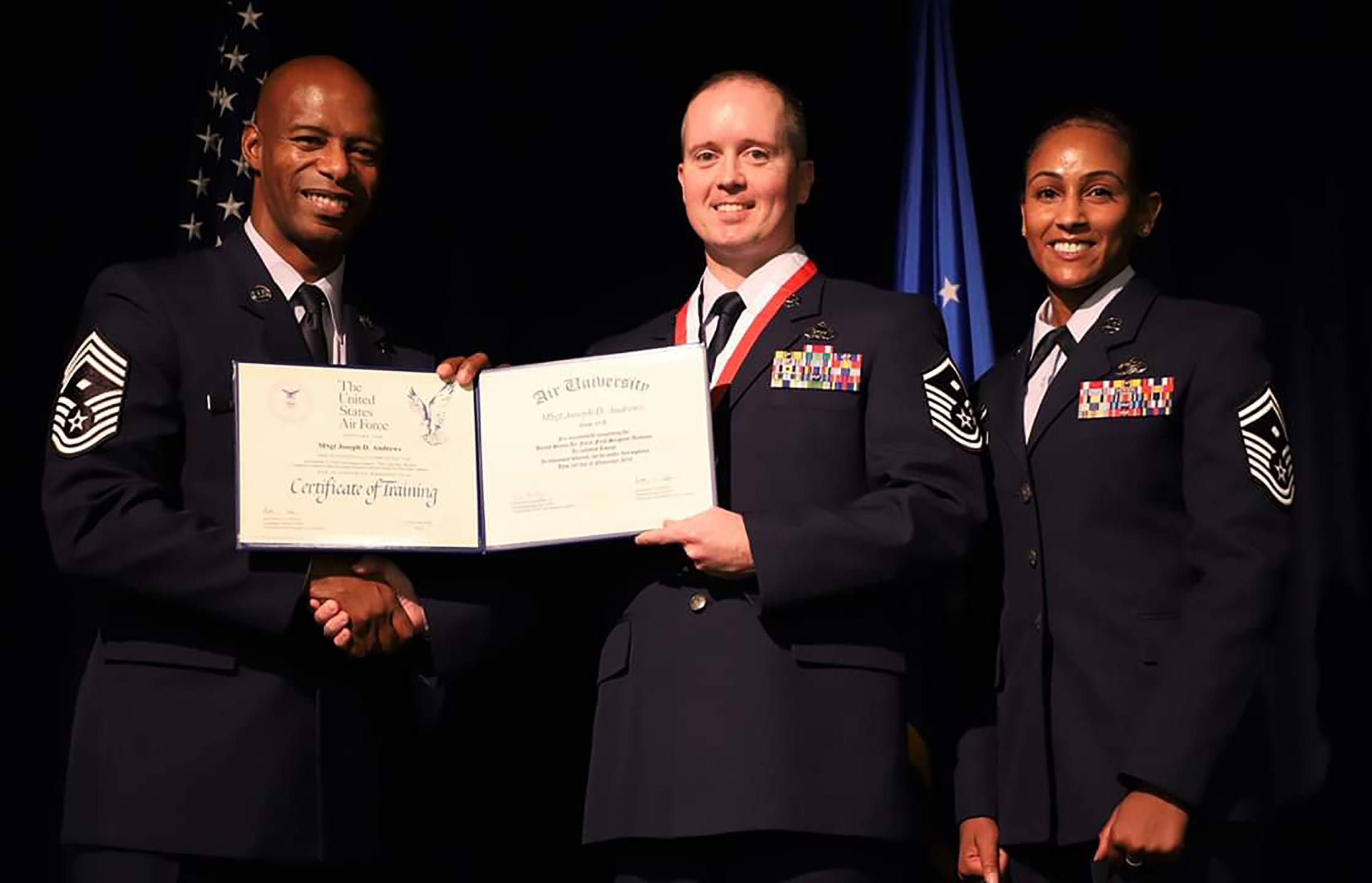 445th Airmen graduate from first sergeant academy > 445th Airlift Wing ...
