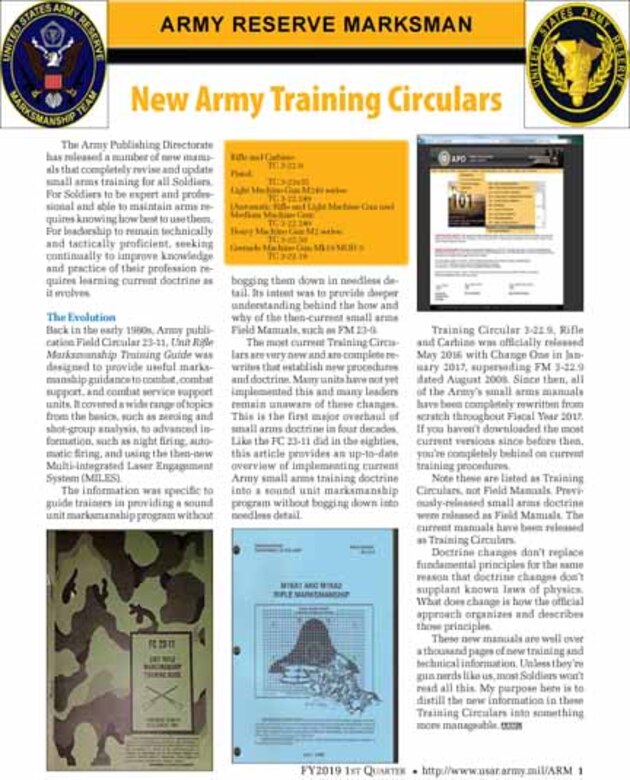 Army Reserve Marksman Newsletter > U.S. Army Reserve > News-Display