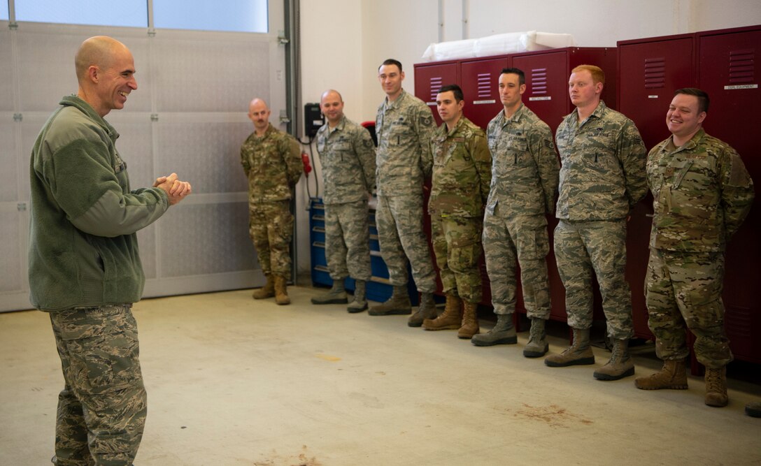 52nd Fighter Wing commander visits Buechel Air Base