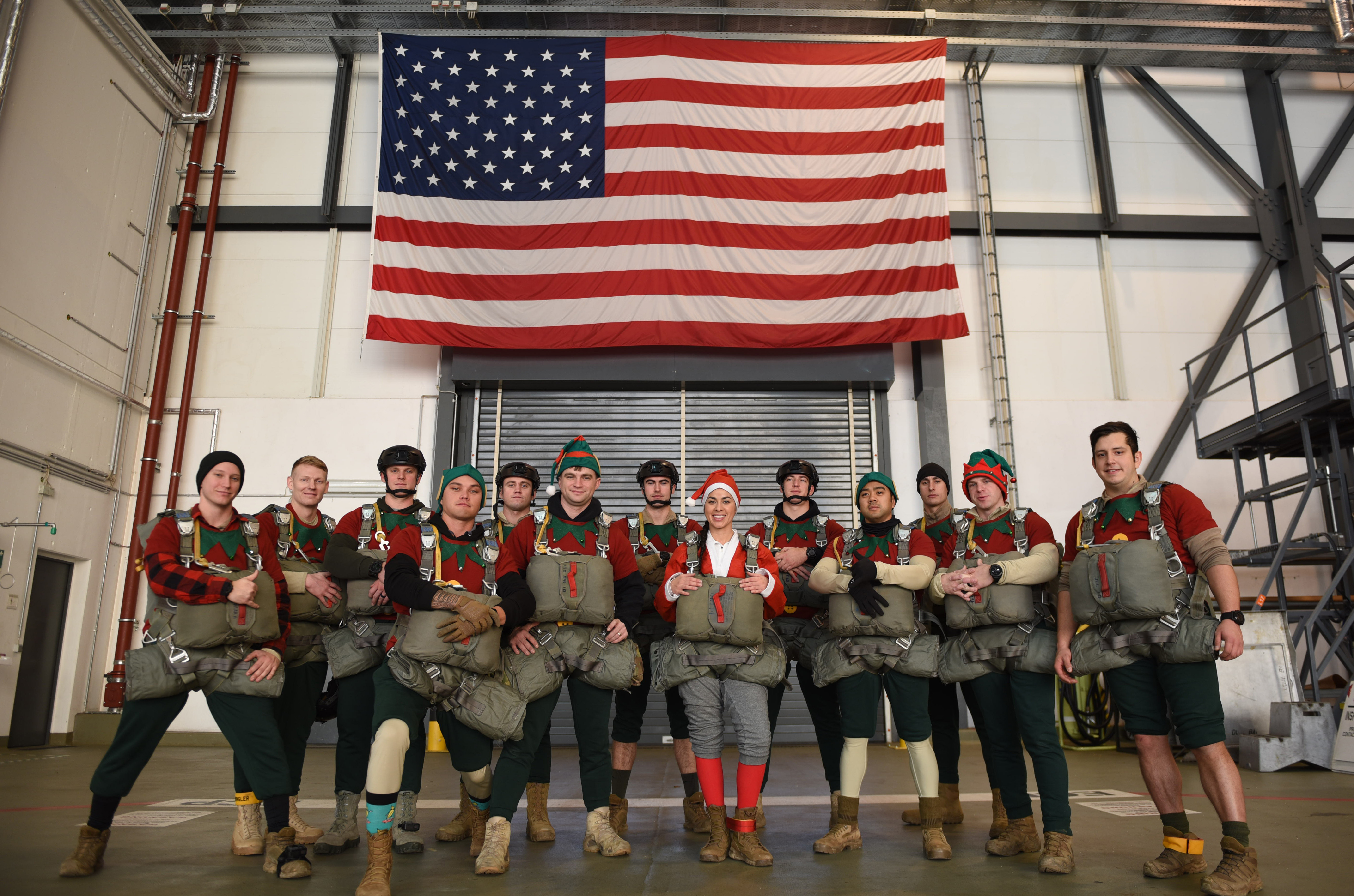 Santa, Elves jump for Operation Toy Drop 2018 > Air Force > Article Display