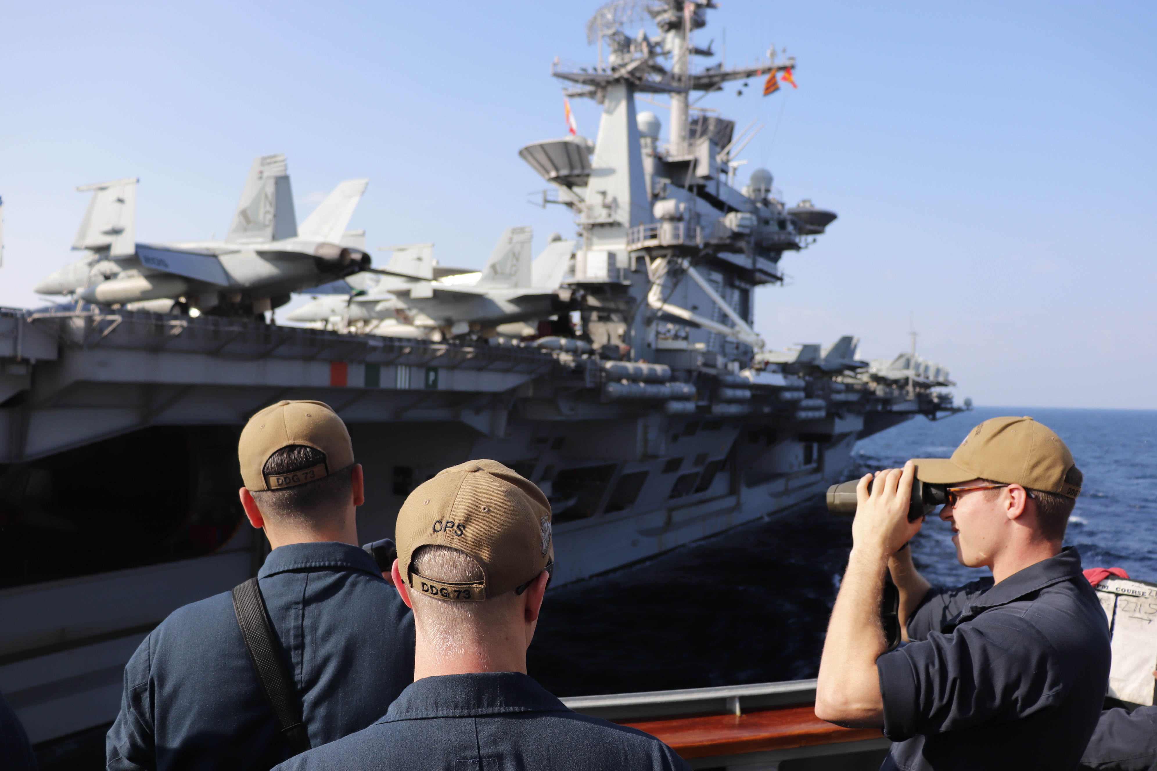 Decatur Conducts Underway Replenishment with John C. Stennis > U.S ...