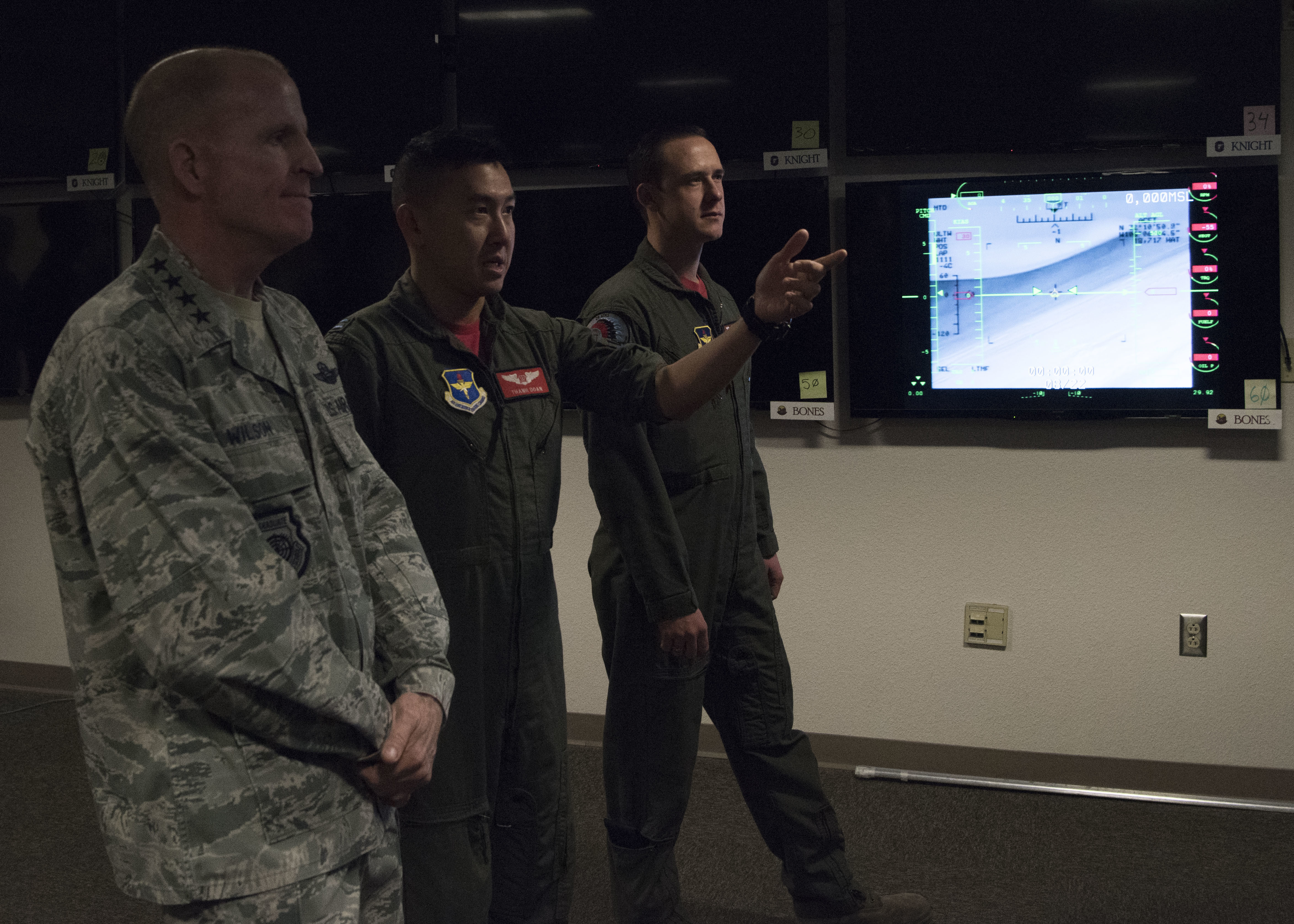 Gen. Stephen Wilson visits Holloman