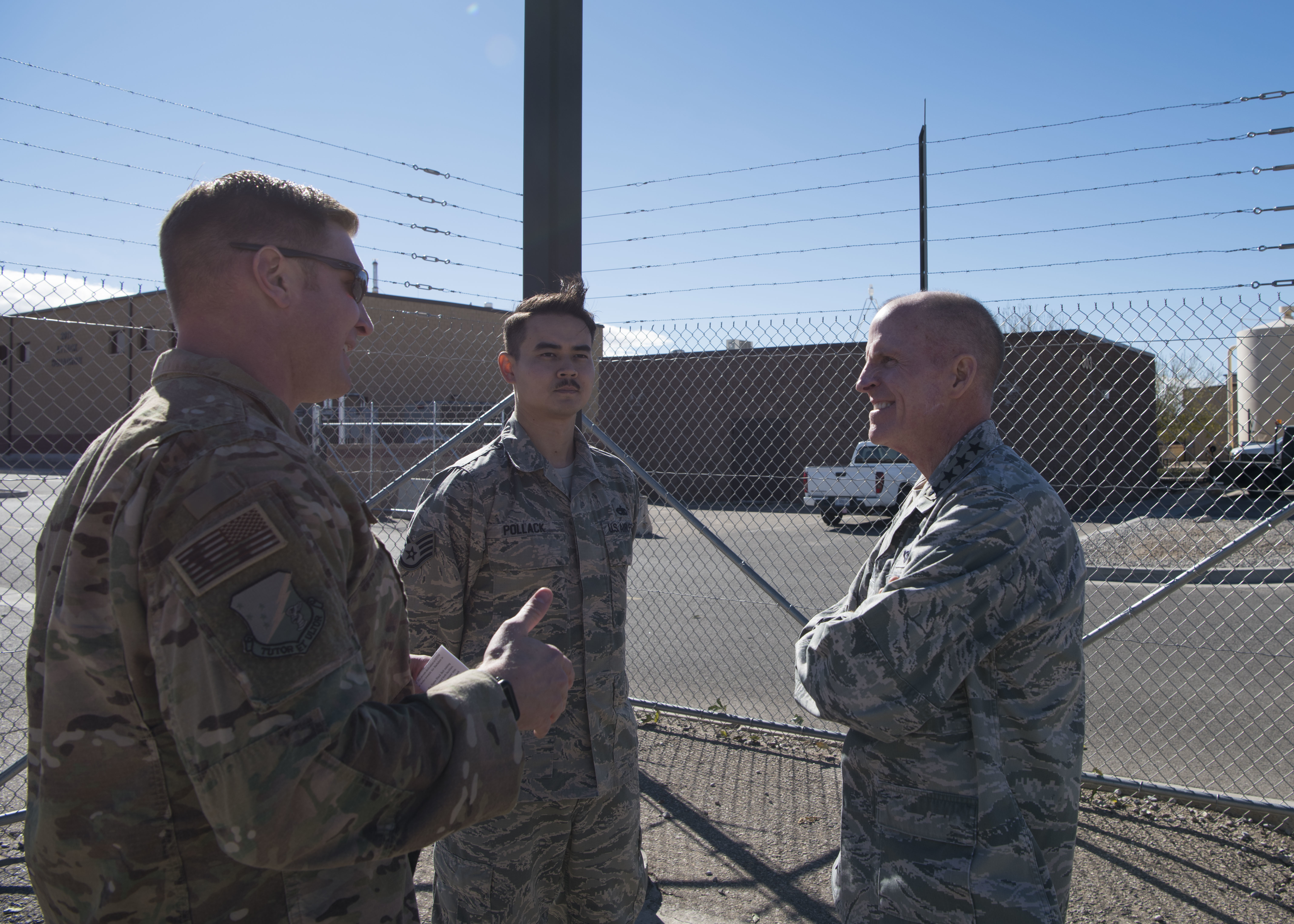 Gen. Stephen Wilson visits Holloman > Holloman Air Force Base > Display