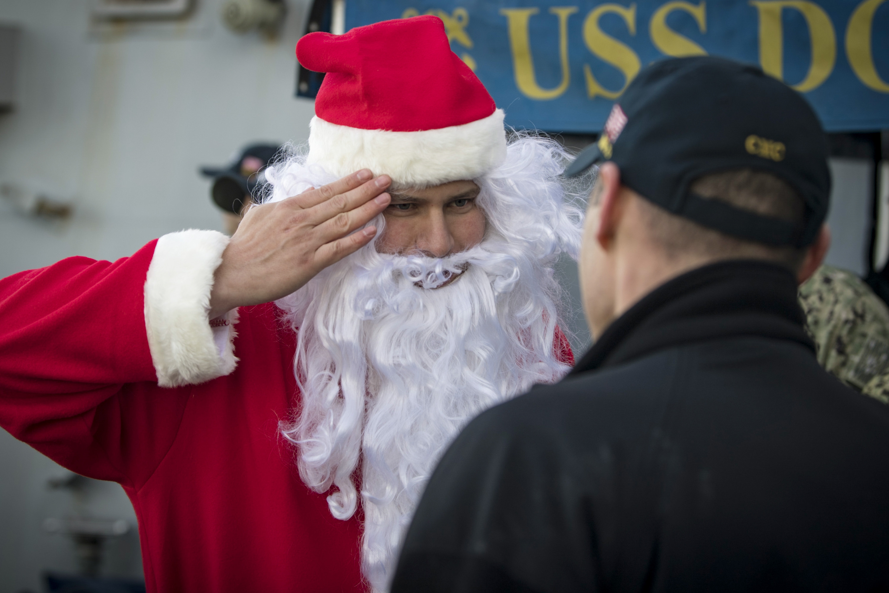 Saluting Santa | U.S. Department of War