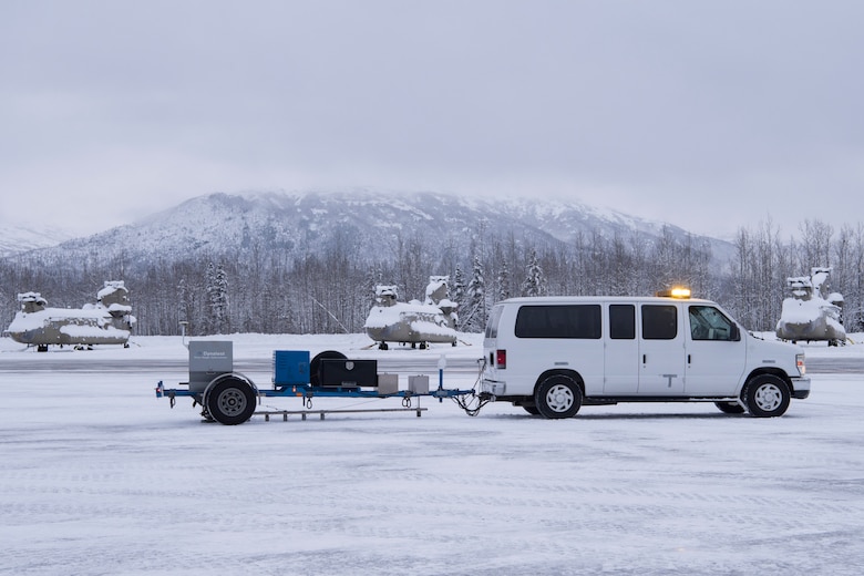 Evaluation team uses non-destructive testing on JBER Airfields > Air ...