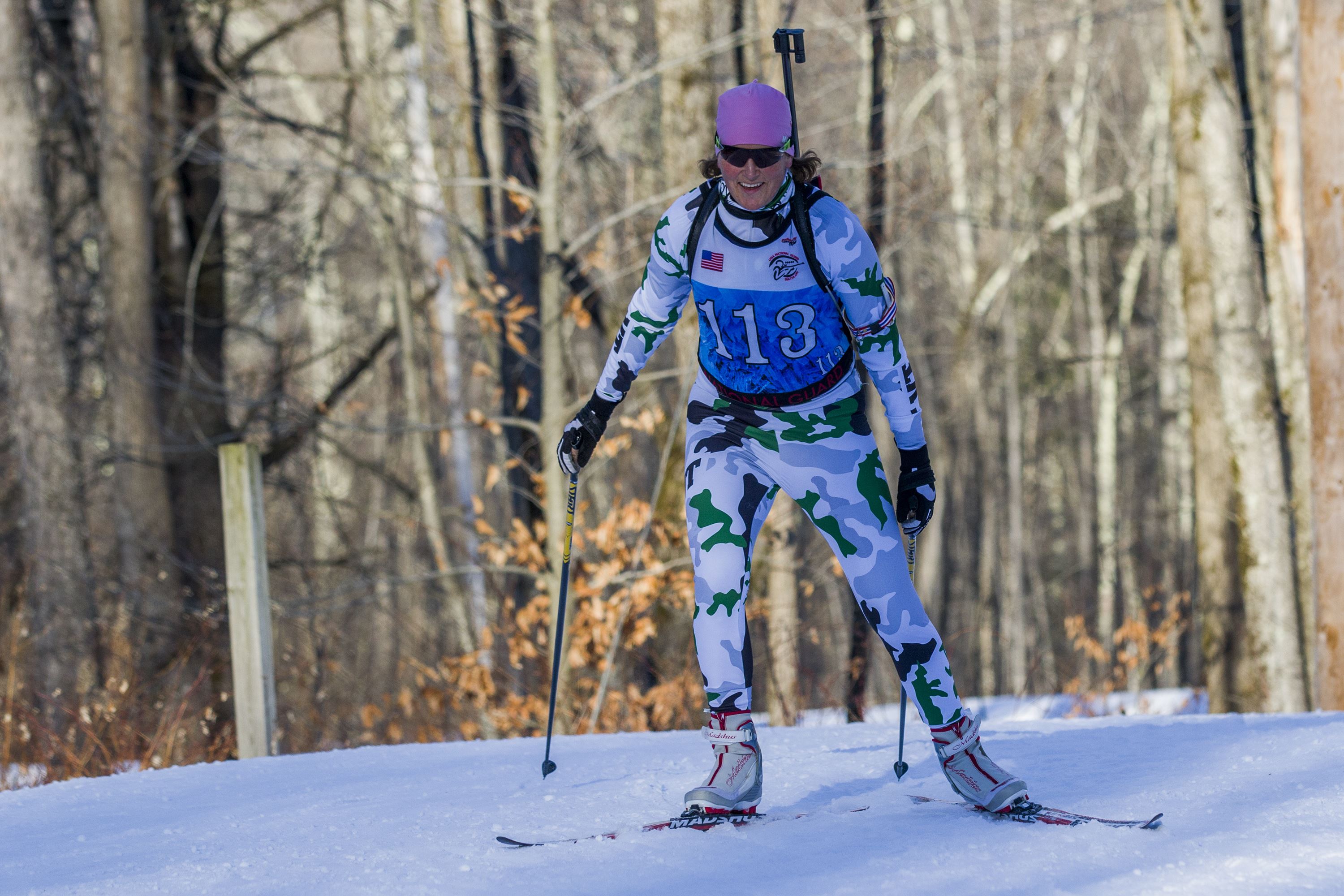 Biathlete Skis