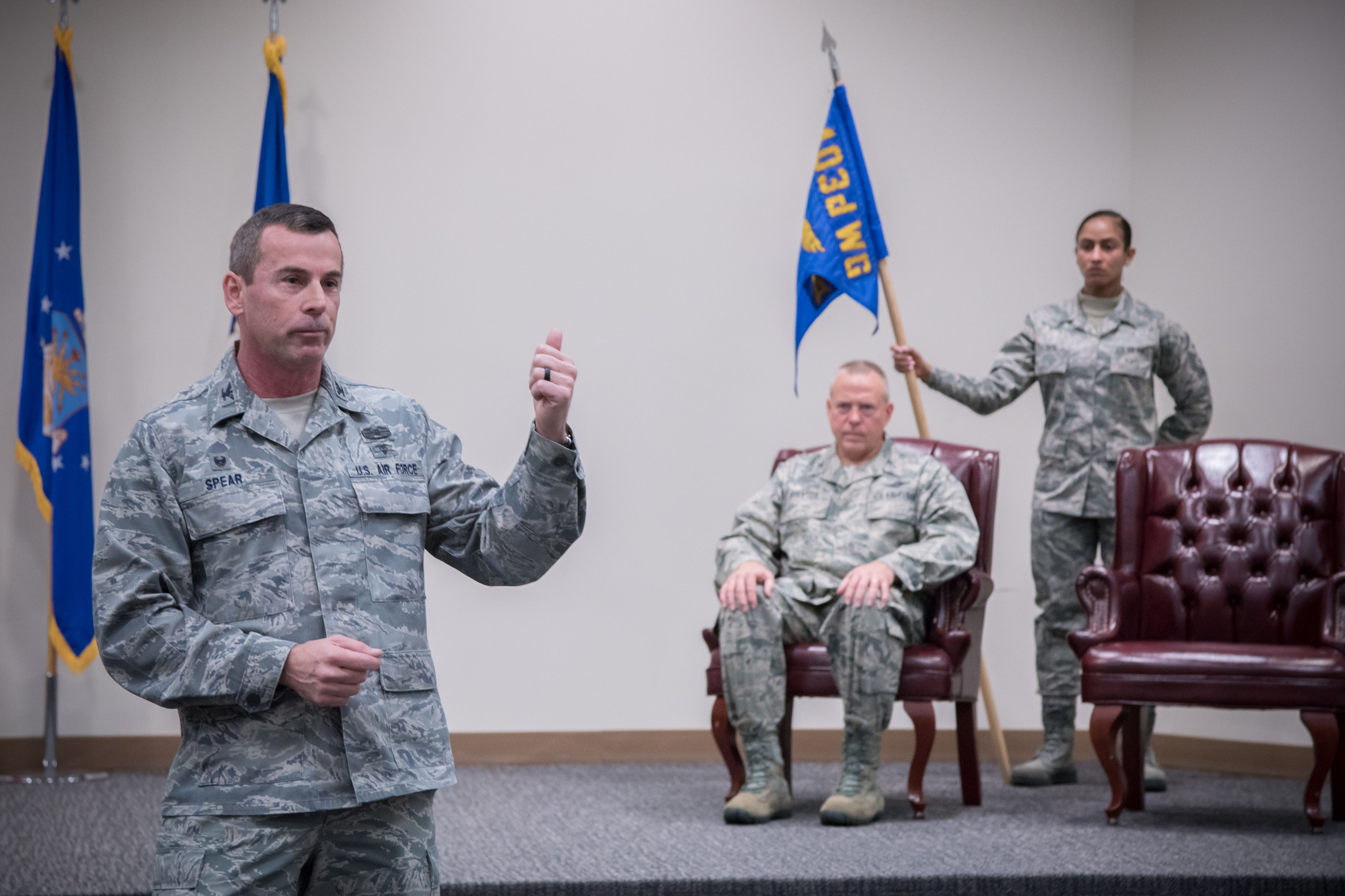 Spear takes command of 403rd ASTS > 403rd Wing > Article Display