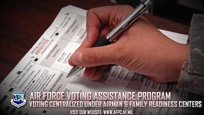 AF streamlines voting program to help optimize Airmen’s core missions ...