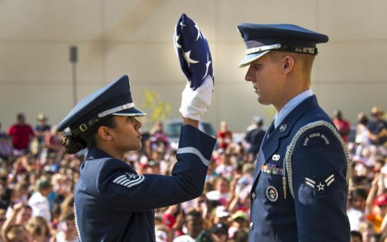 Travis Honor Guard Sets Standard Travis Air Force Base Display