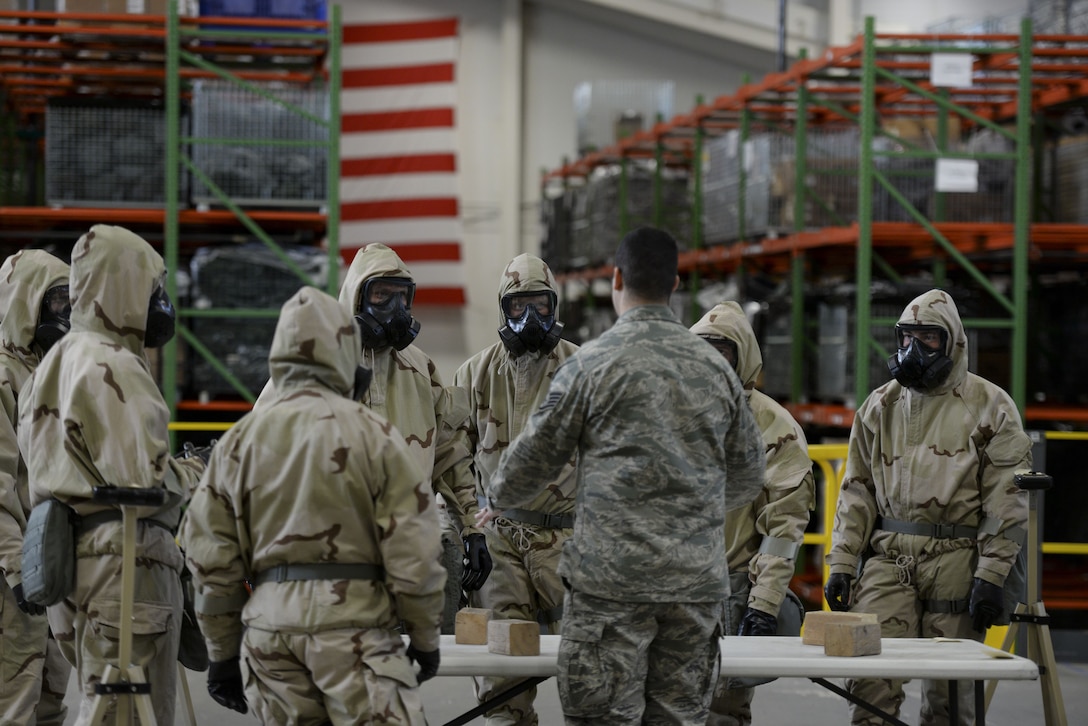 Airmen, commander complete CBRN training