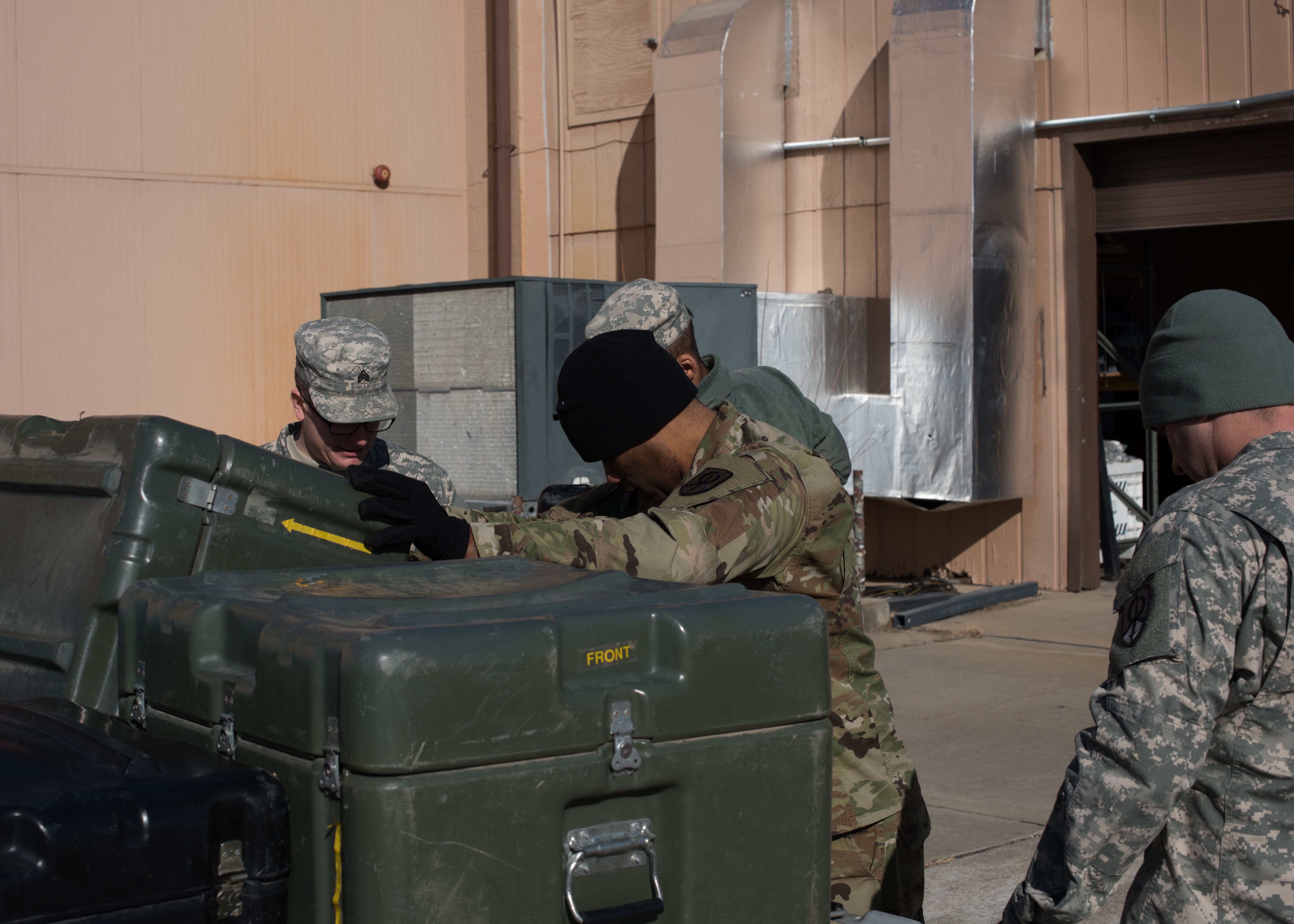 55th LRS shares air cargo knowledge with 561st RSG > Offutt Air Force ...