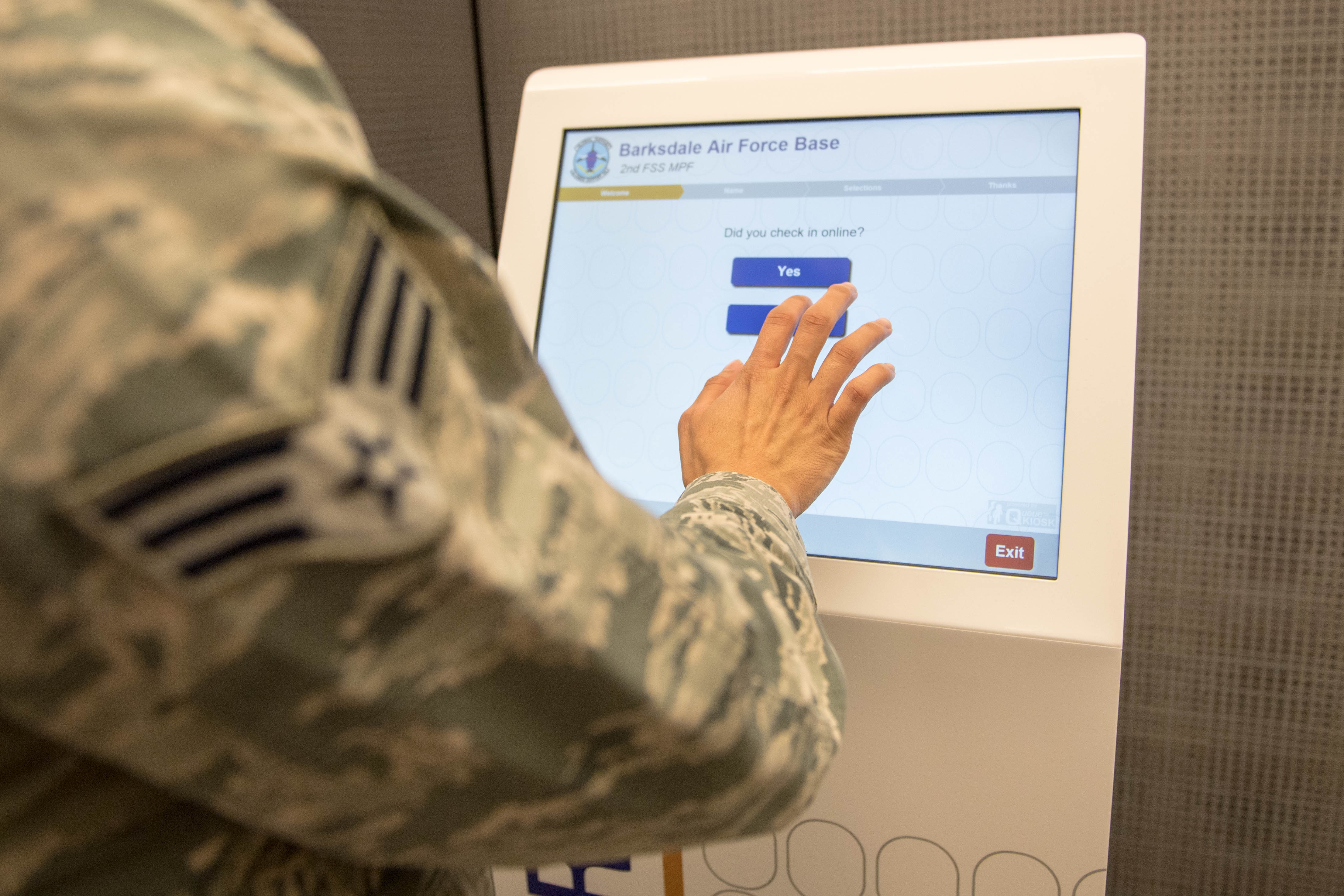 New kiosk for military personnel system