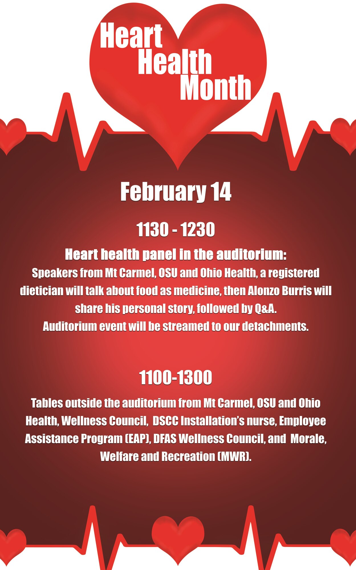 Flyer for Cardiology Panel