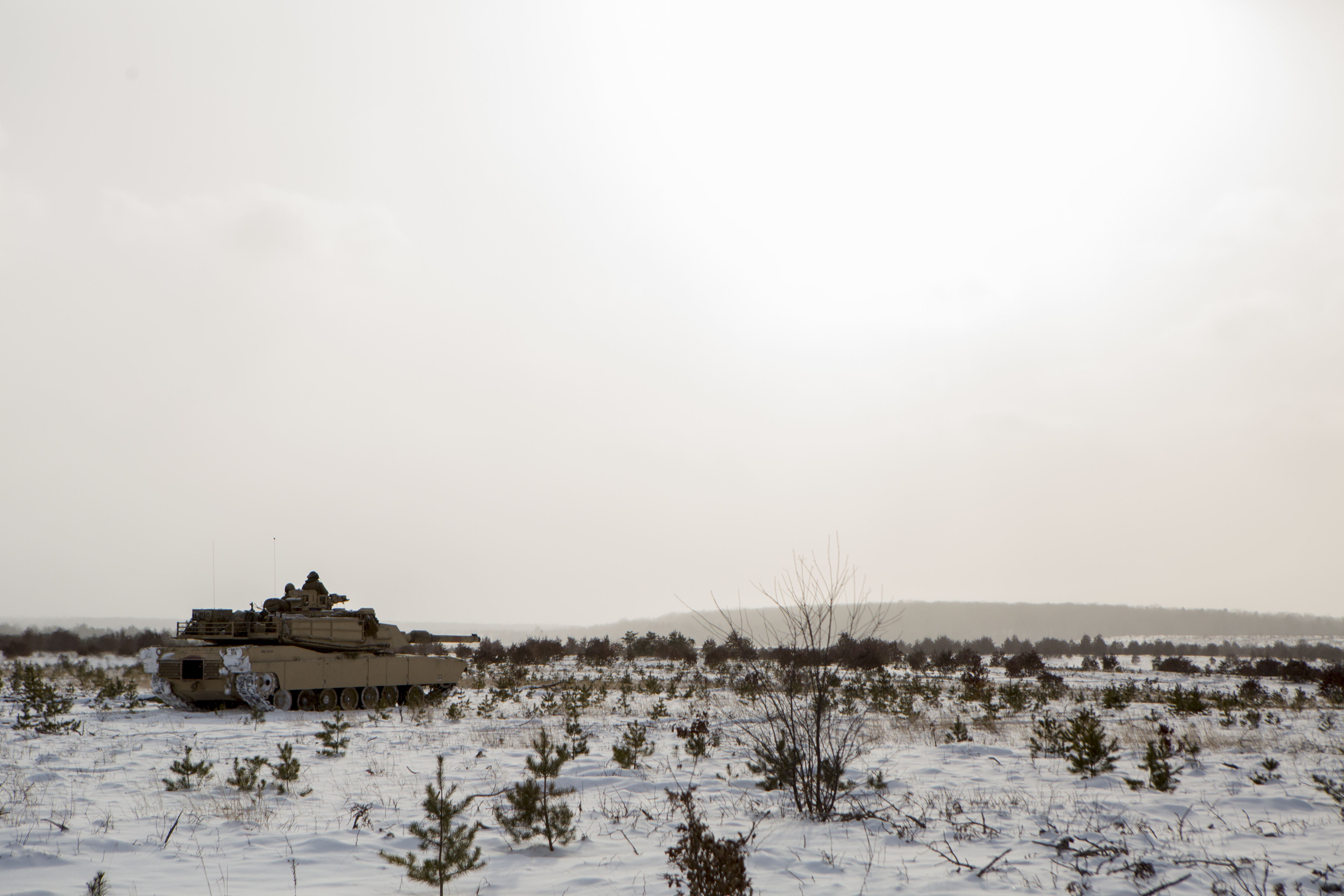 Company F, 4th Tank Battalion at Winter Break 2018