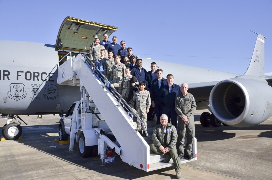 JROTC and Civil Air Patrol Flies With 117 ARW
