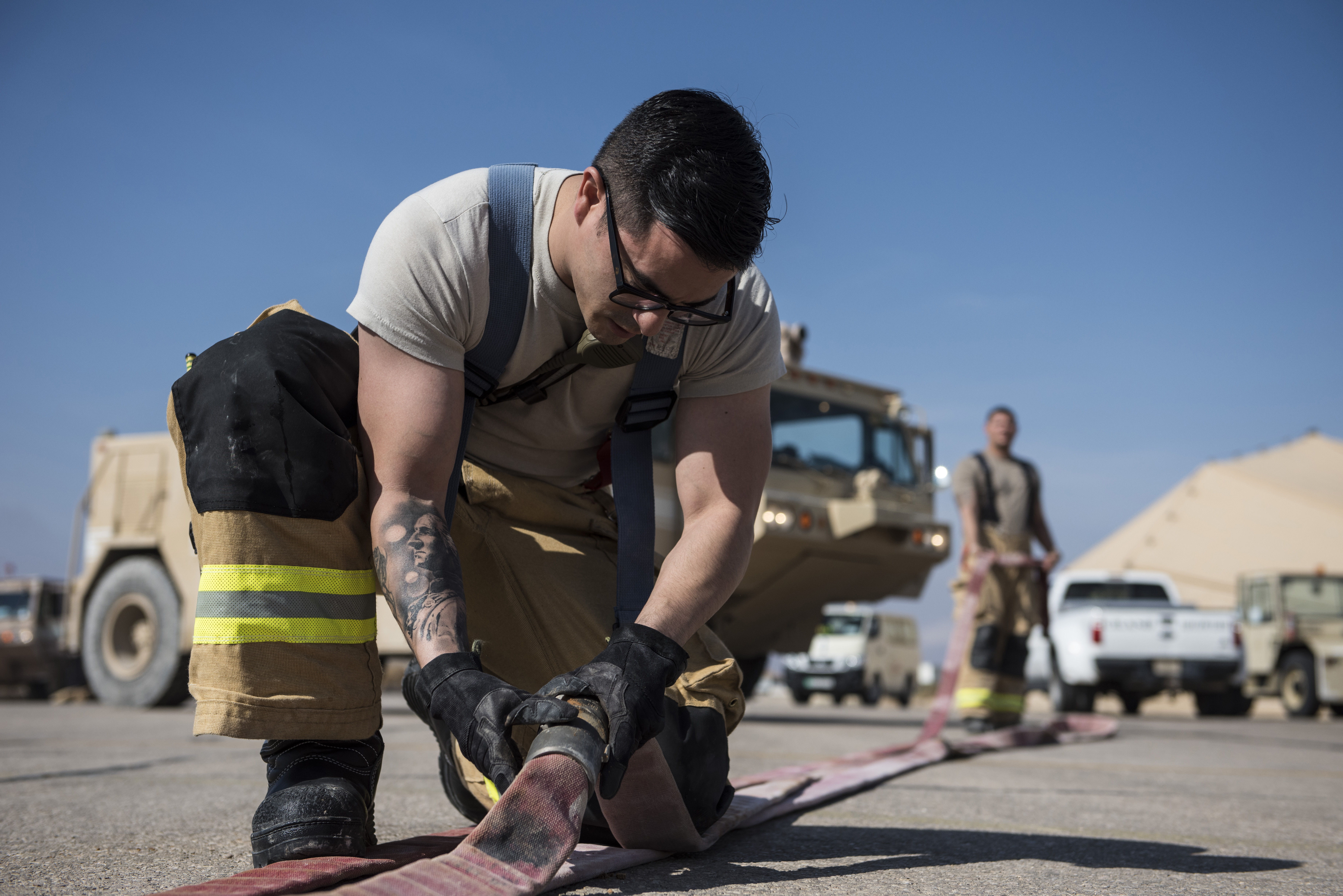 Fly Another Day: Firefighters train for aircrew evac > U.S. Air Forces ...