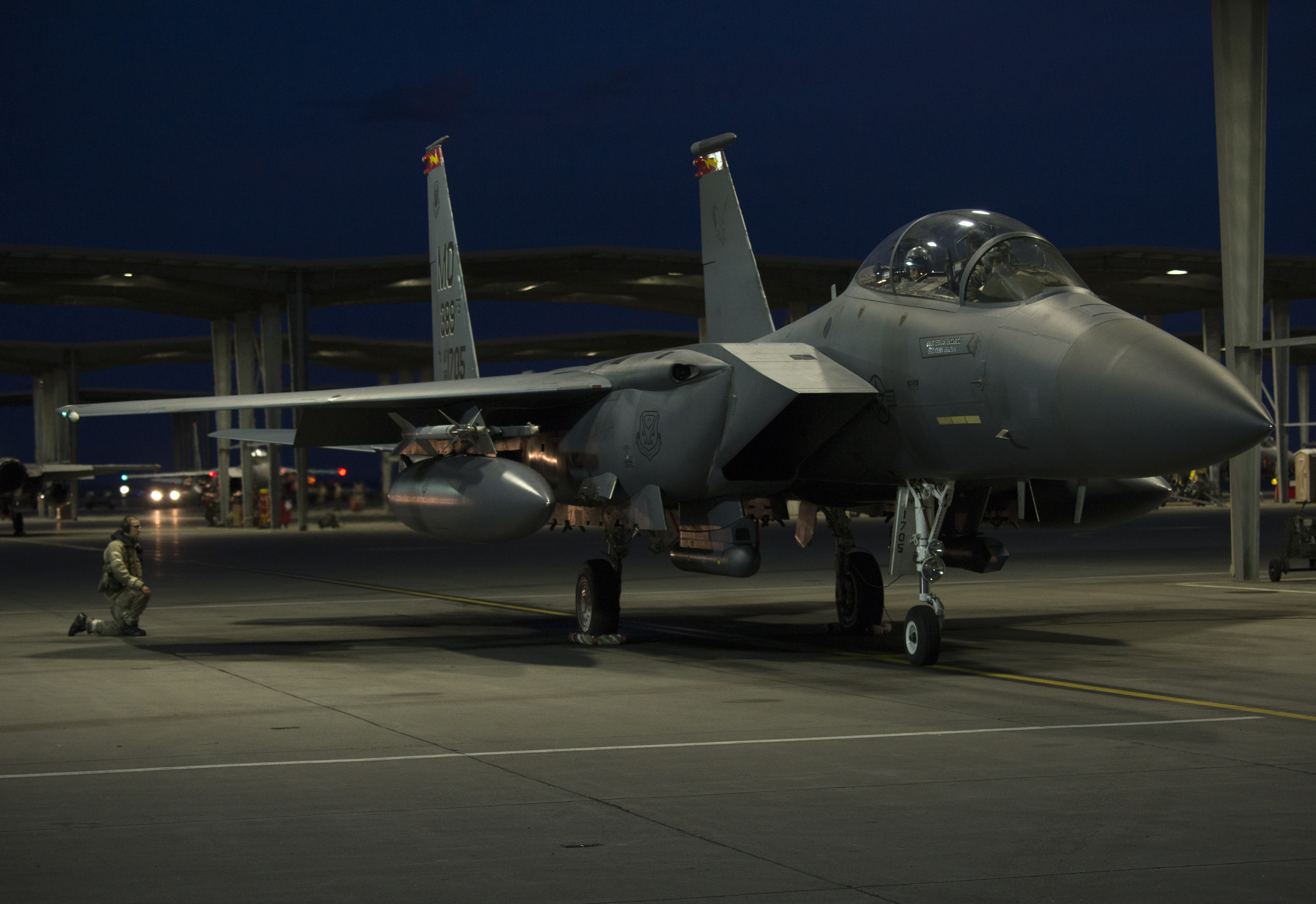 F-15E Night Operations > Mountain Home Air Force Base > Article Display