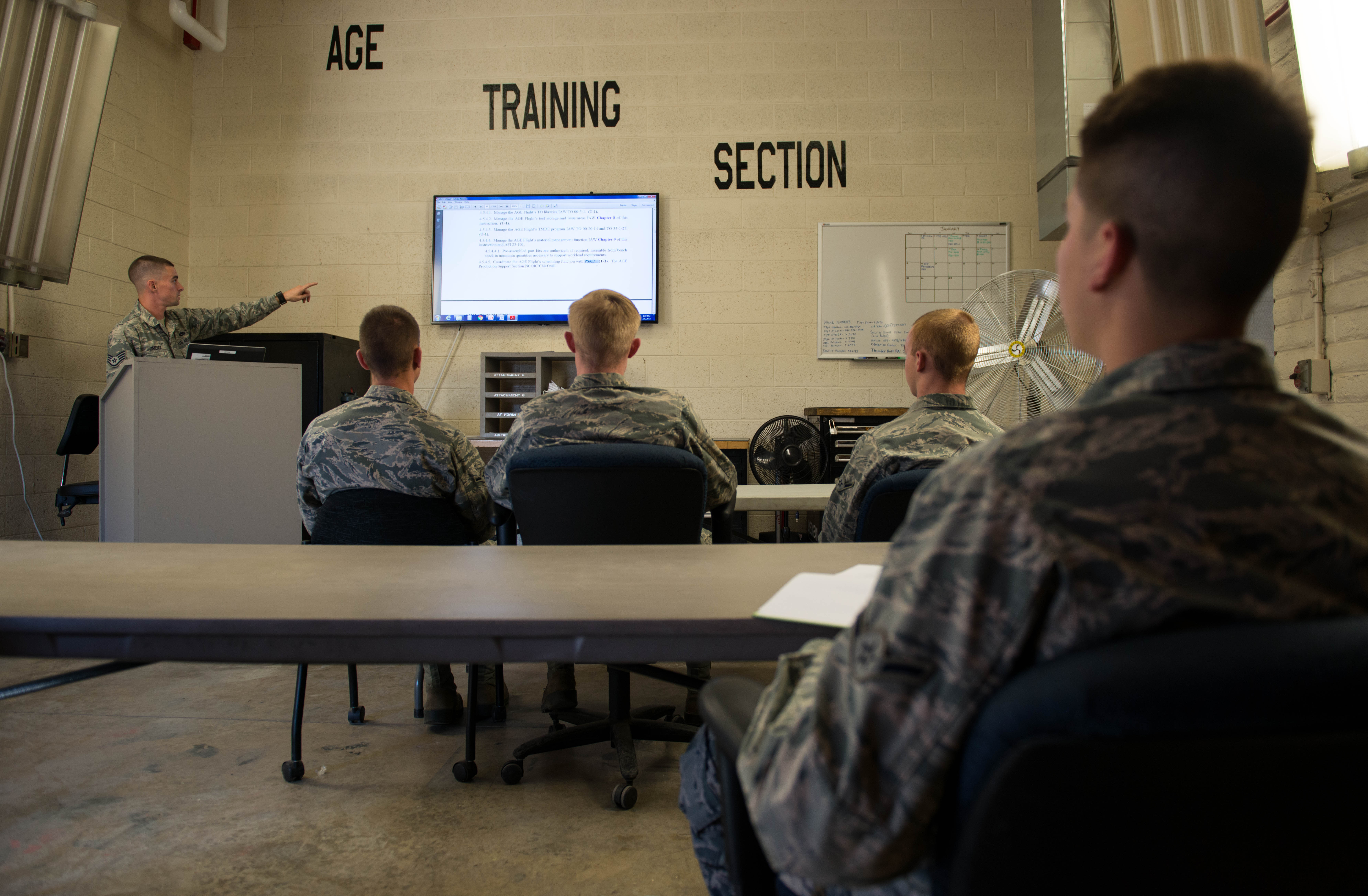 AGE flight implements 32-day training program > Luke Air Force Base ...