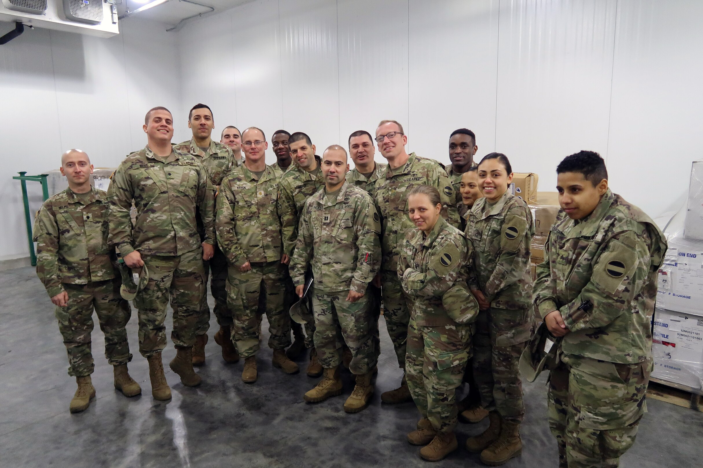 Members of the U.S. Army’s 6th Medical Logistics Management Center ...