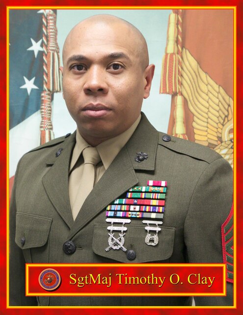 Sgt. Maj. Timothy O. Clay > 6th Marine Corps District > Leaders