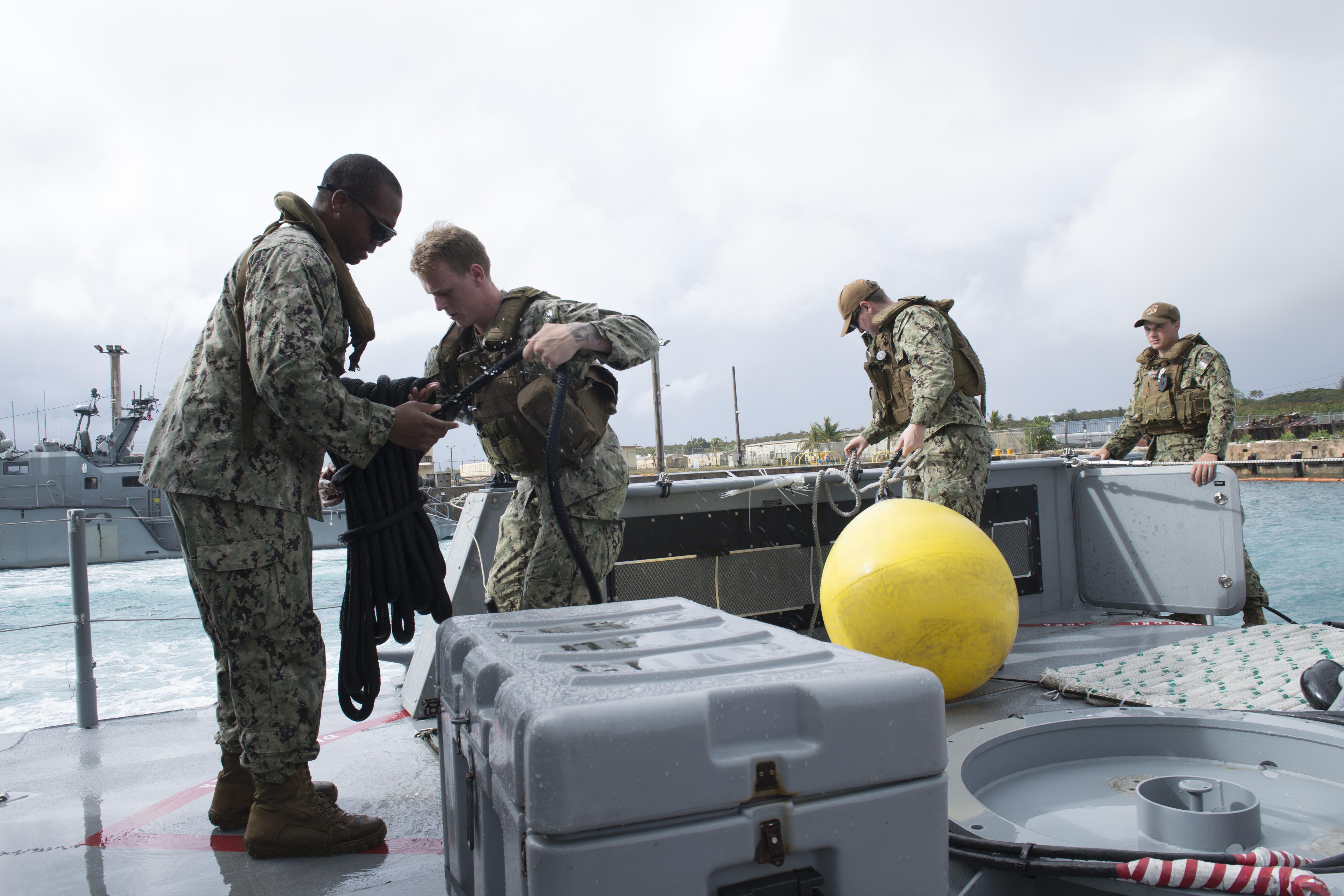 Sailors on Guam Hold Joint Search and Rescue Exercise with U.S. Coast ...