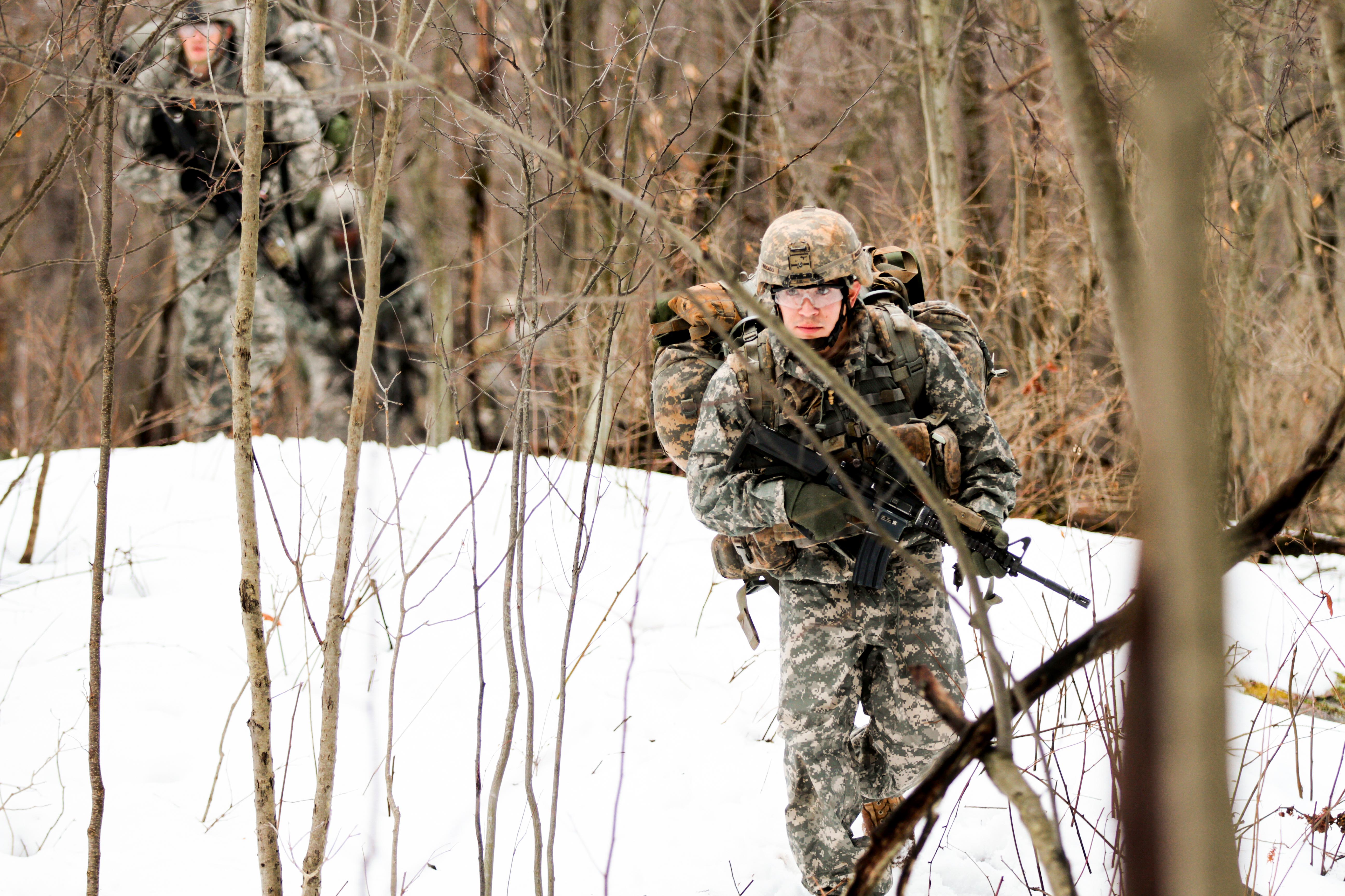 Maneuvering Through Snow | U.S. Department of War