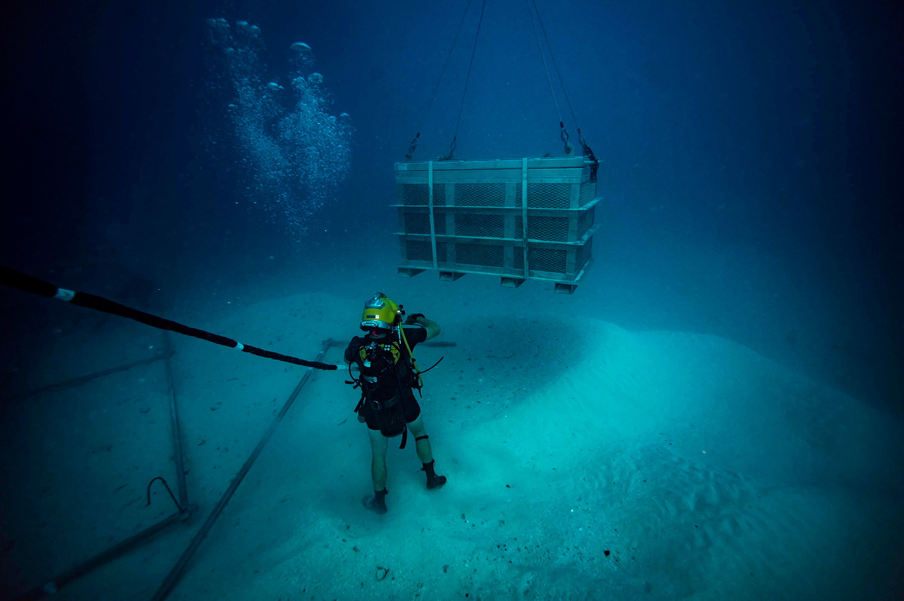 USNS Salvor, MDSU Divers Team Up with DPAA to Recover WWII Pilot's ...