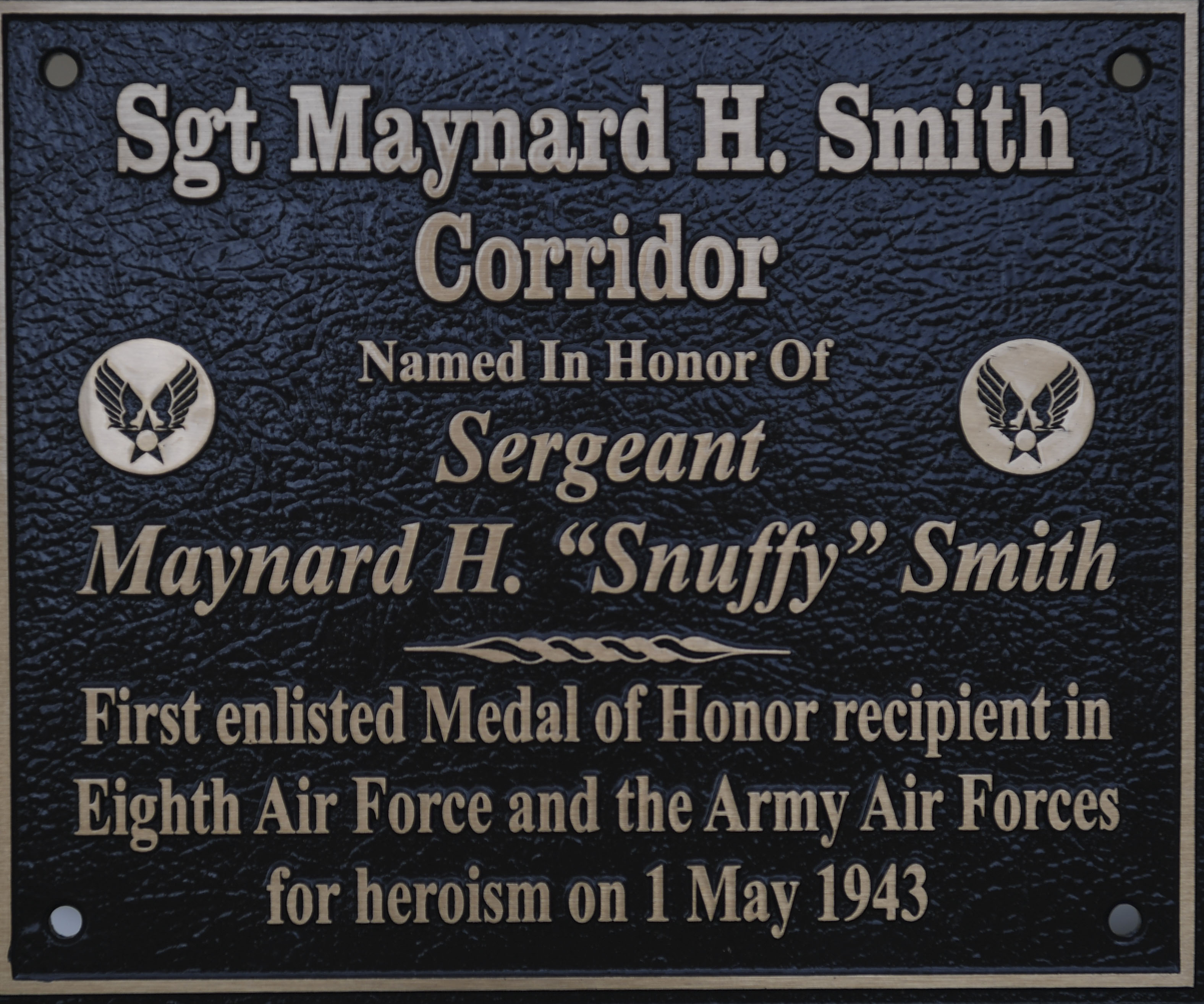 Sgt "Snuffy" Smith honored within halls of 8th AF > 8th Air Force/J ...