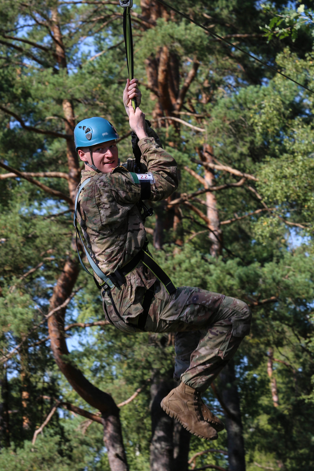 HIGH ROPES COURSE AT EUROPEAN BEST WARRIOR 2017