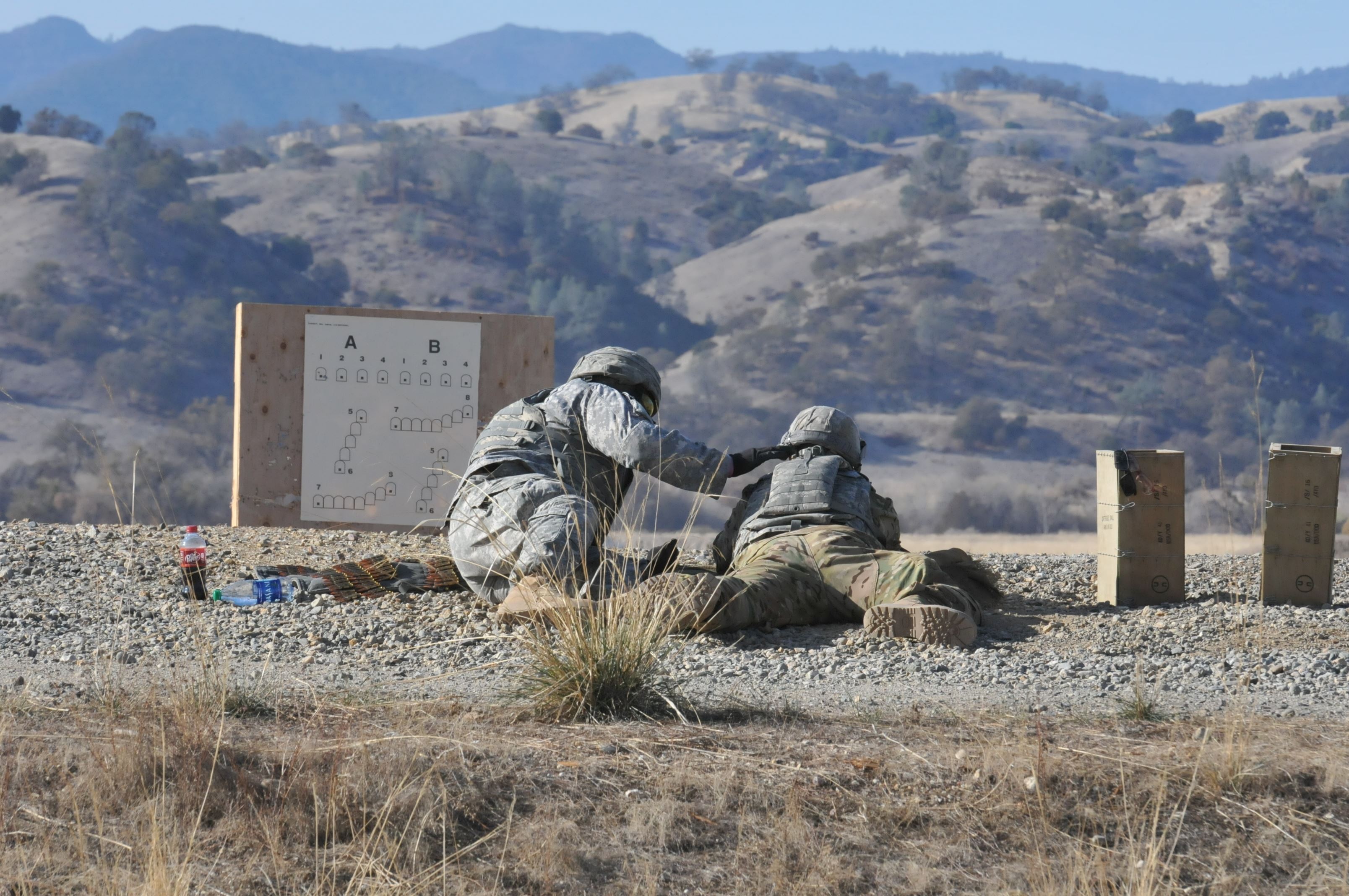 316th ESC fuelers fire crew-served weapons in year-end range training ...