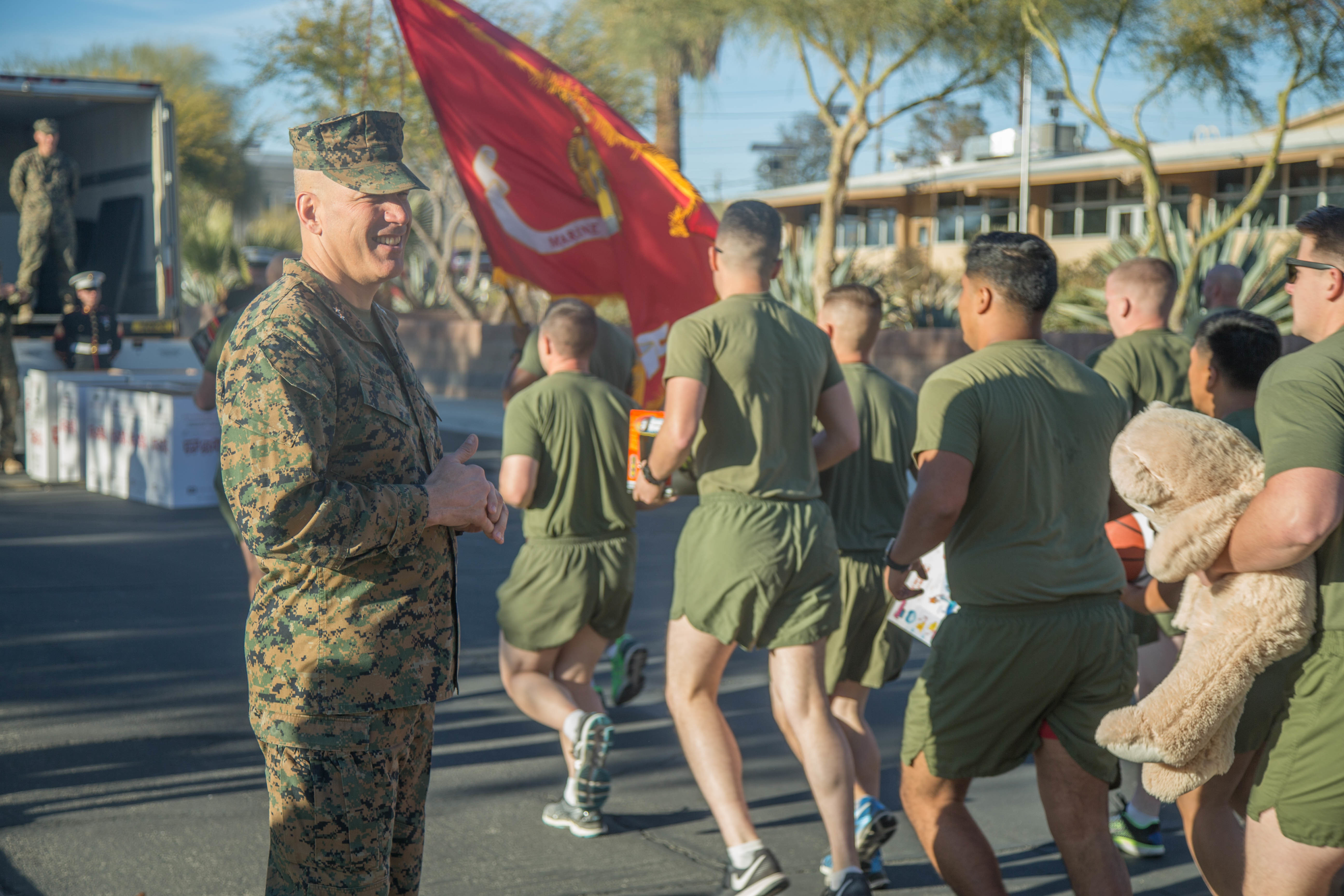 Marines run for Toys-for-Tots
