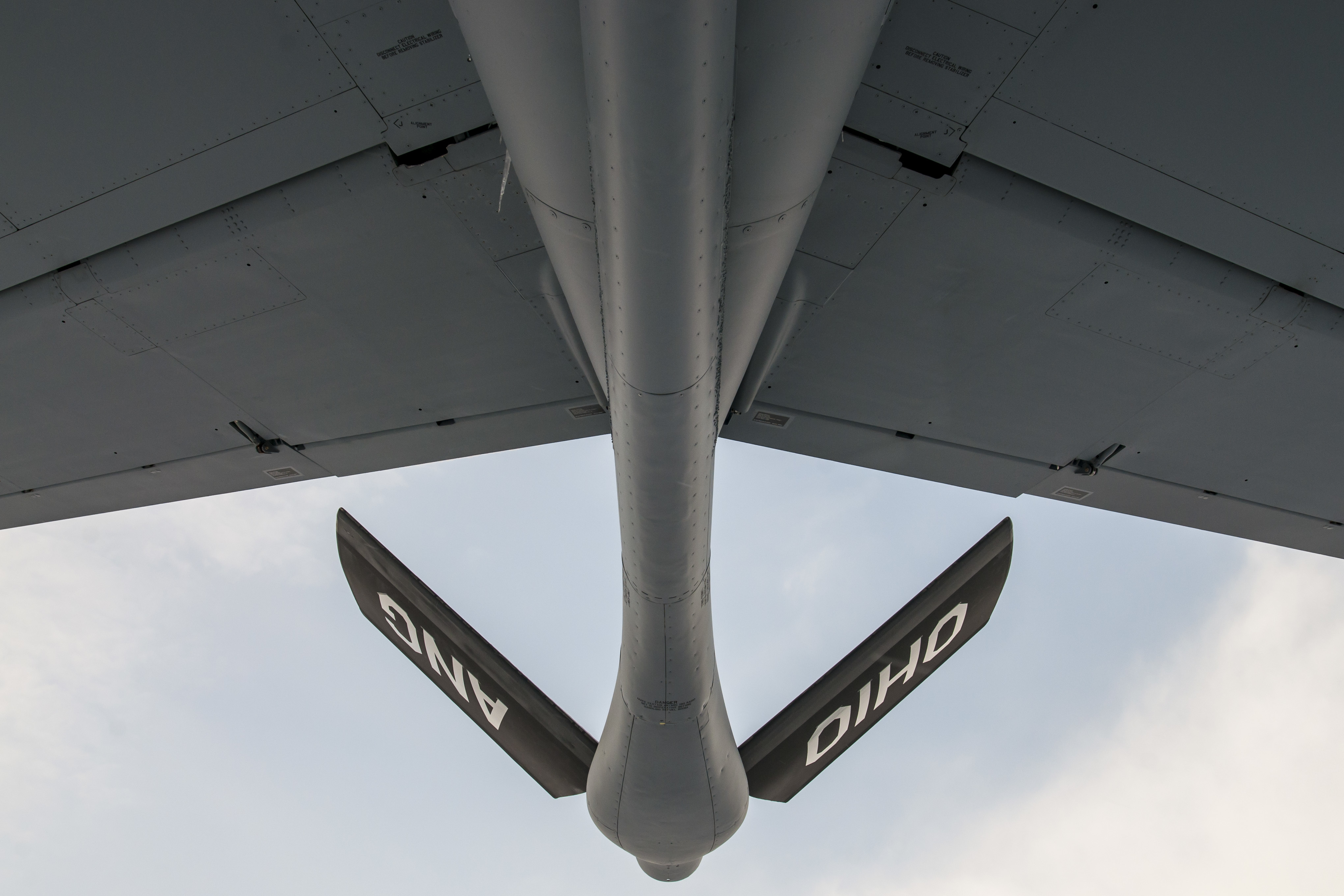 Snowy day on the flight line