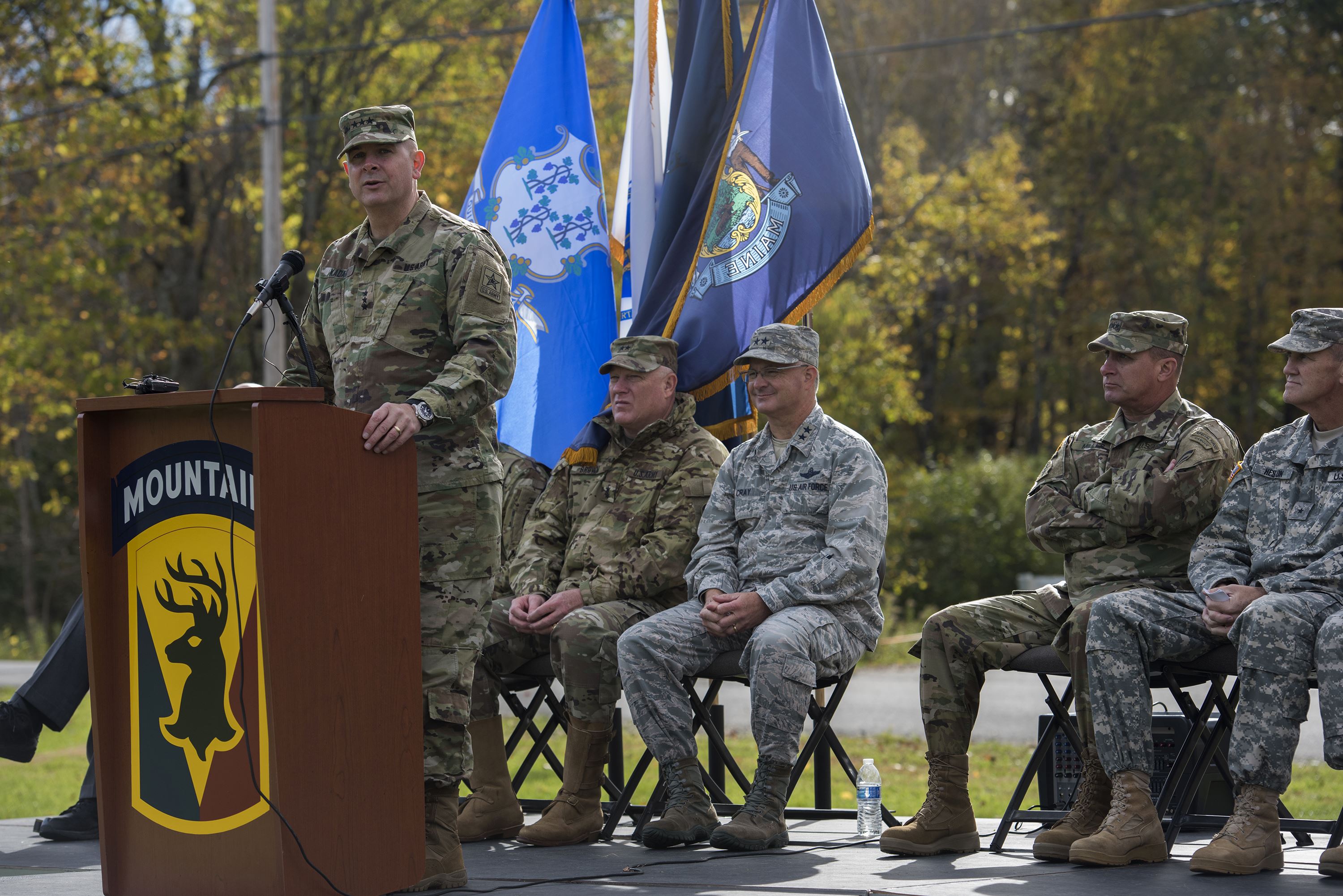 Vermont Brigade dons 10th Mountain Division Patch > Vermont National ...
