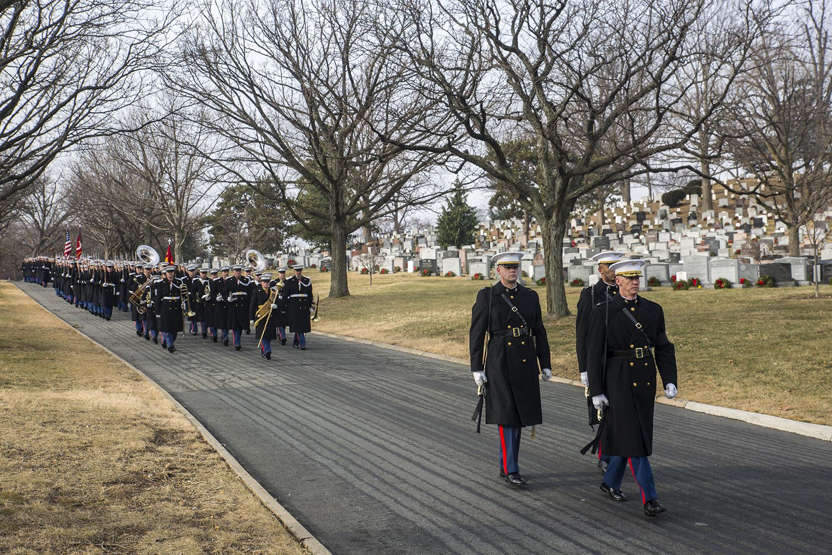 U.S Marine Corps Full Honors Funeral at Arlington National Cemetery