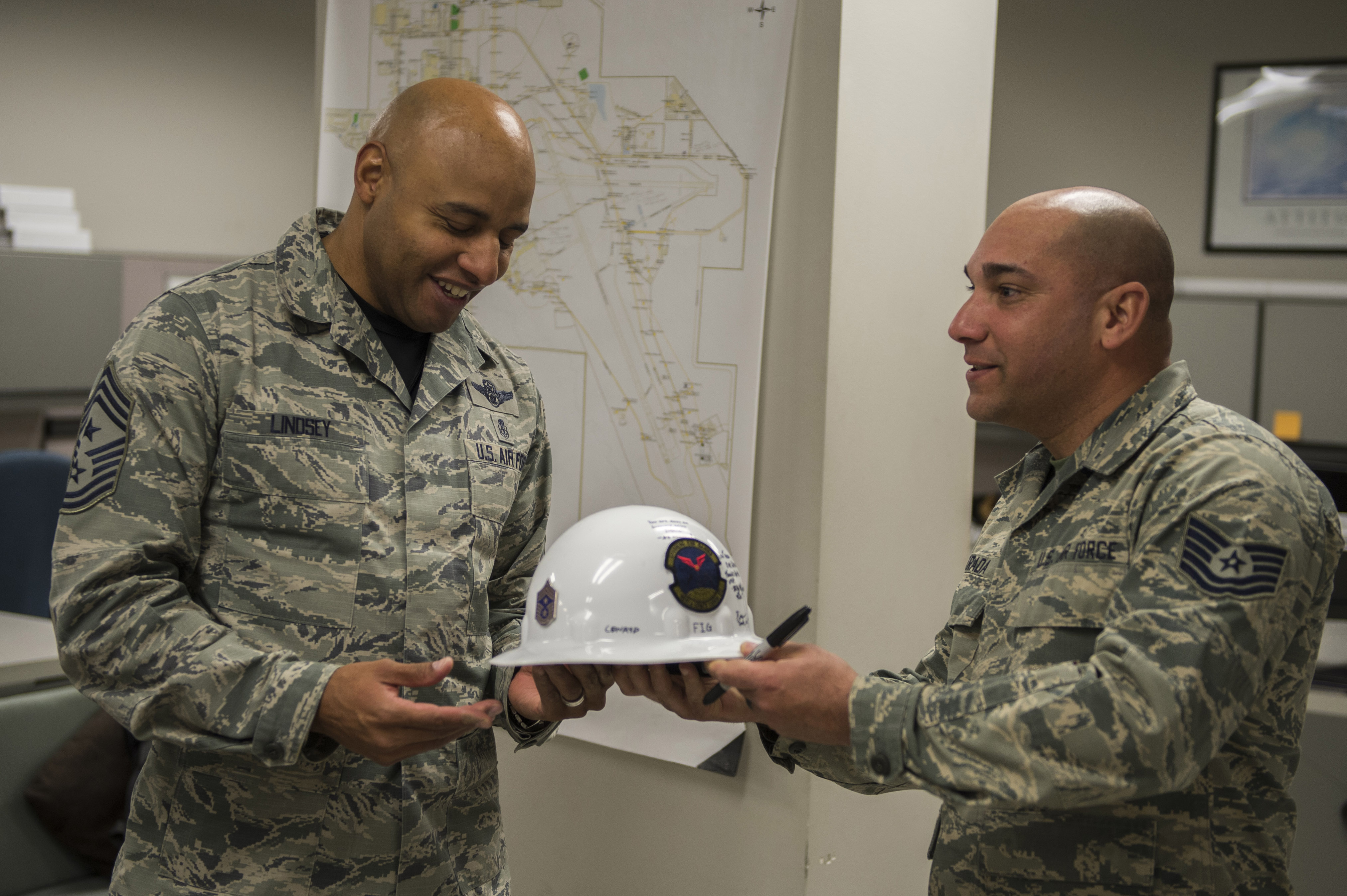Buckley AFB command chief shadows cable dogs > Buckley Space Force Base ...