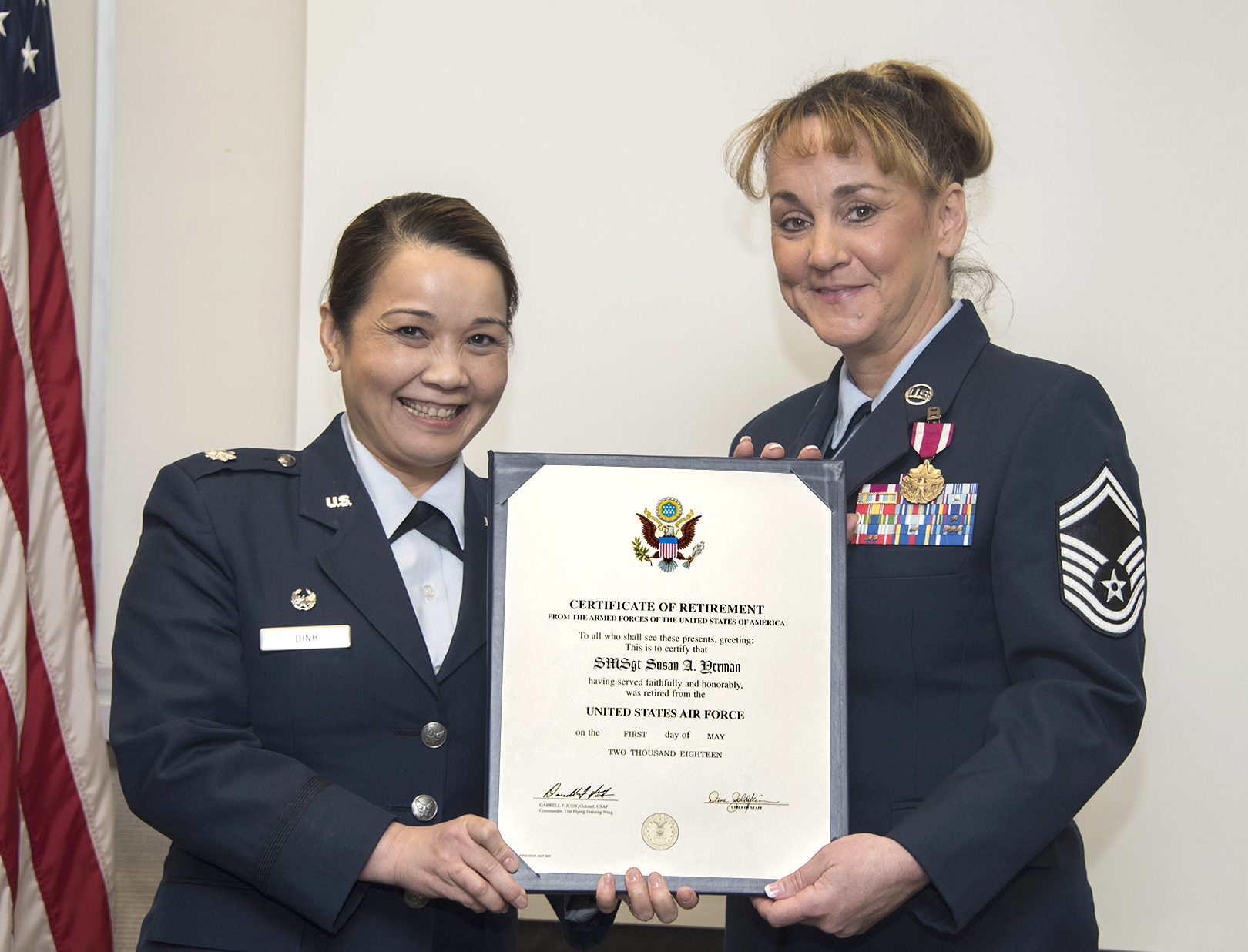 Yerman retires during ceremony held Jan. 26 > Vance Air Force Base ...