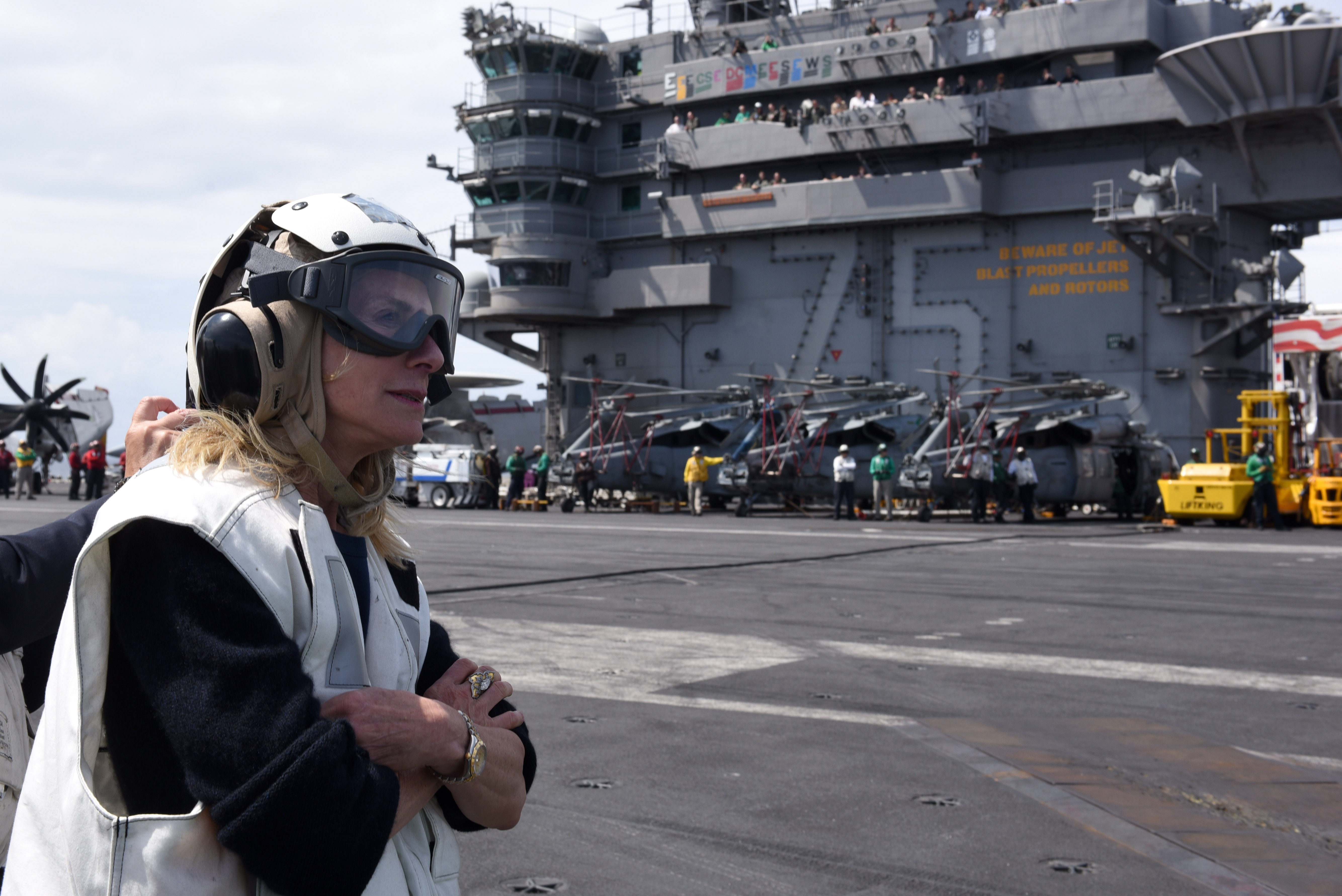 U.S. Ambassador, French Guests Embark Truman > United States Navy ...