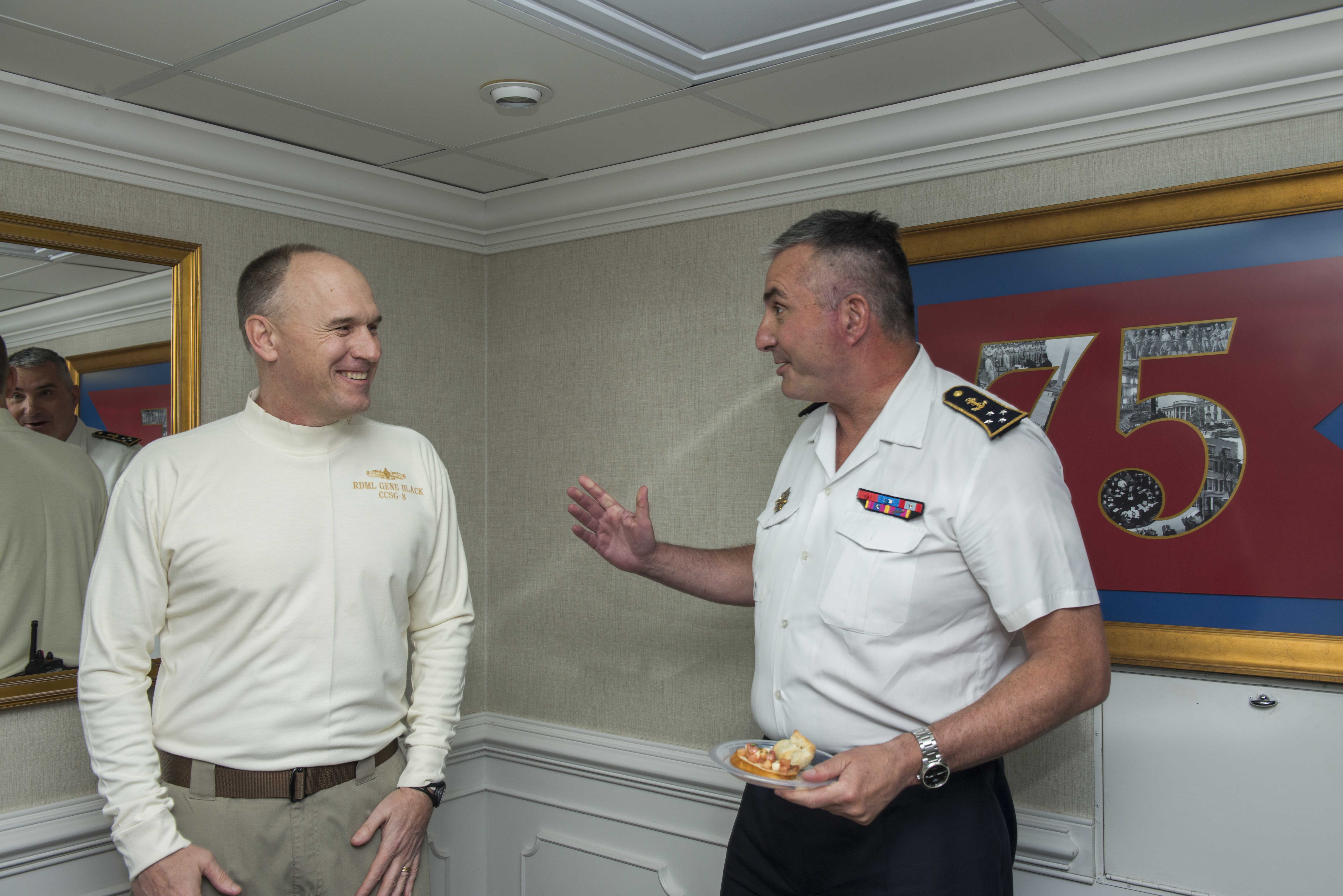 U.S. Ambassador, French Guests Embark Truman > United States Navy ...