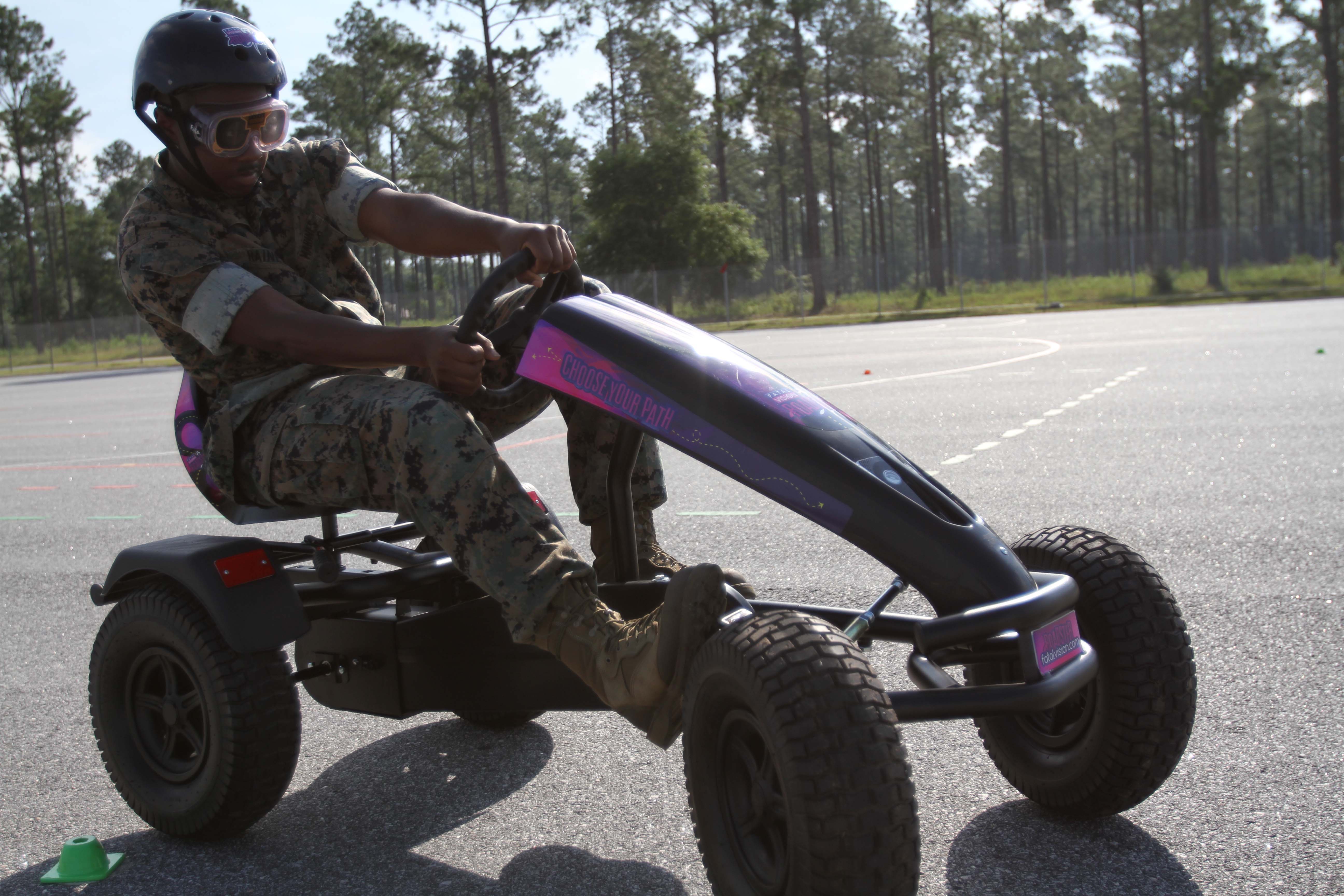 Marines introduced to impaired driving training aid