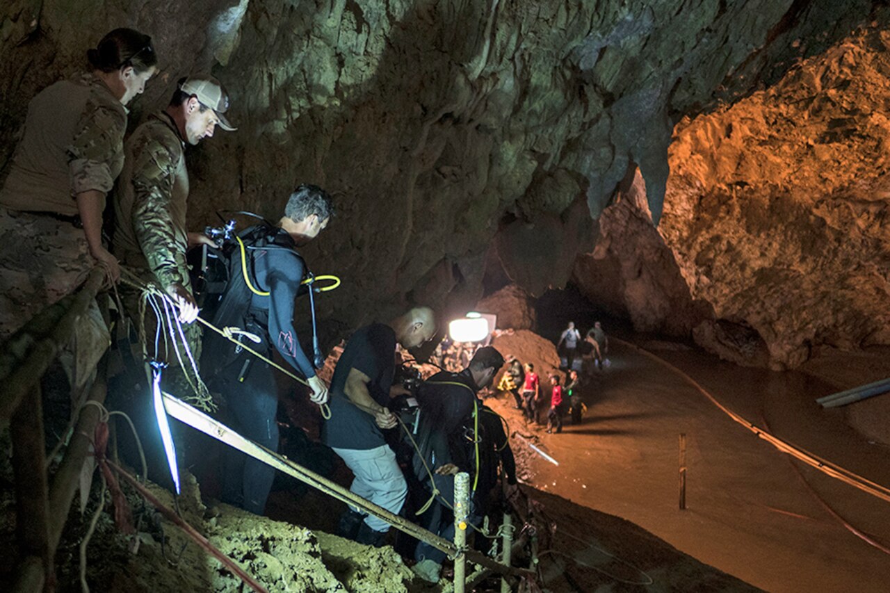 DoD Personnel Assist in Thai Cave Rescue Operations > U.S. Department ...