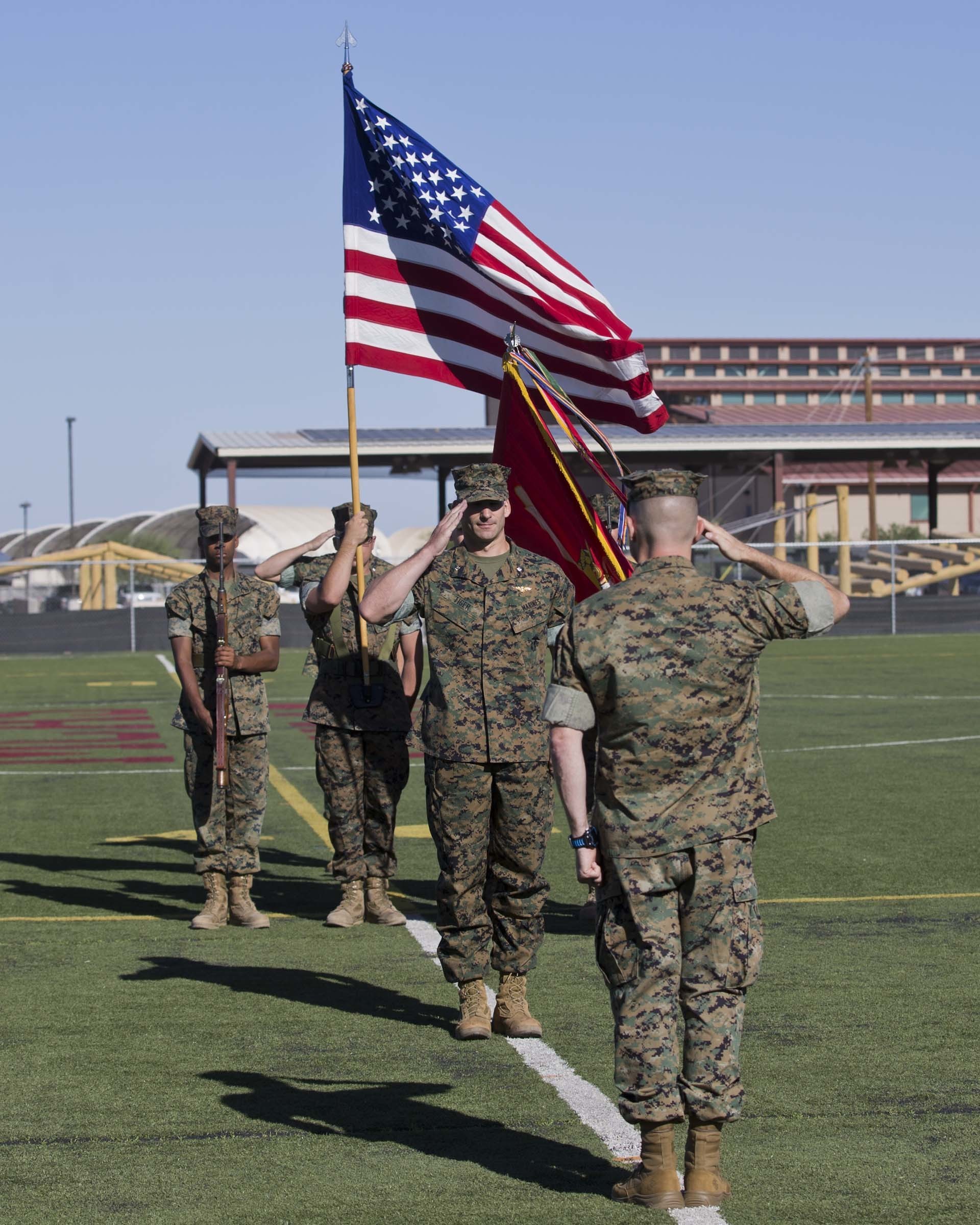 VMFT-401 Change of Command