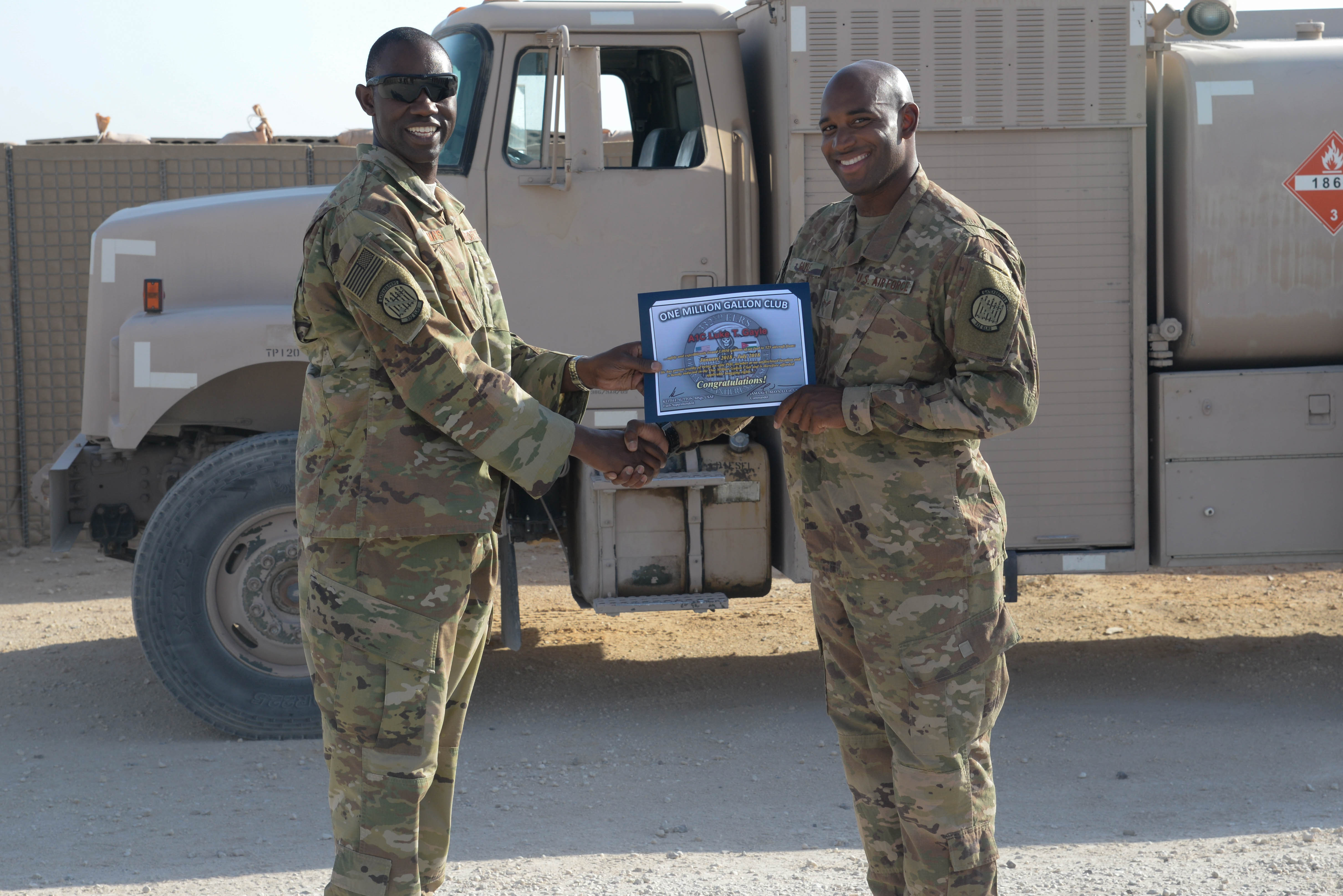 POL Airmen reach millionth gallon feat > U.S. Air Forces Central > News