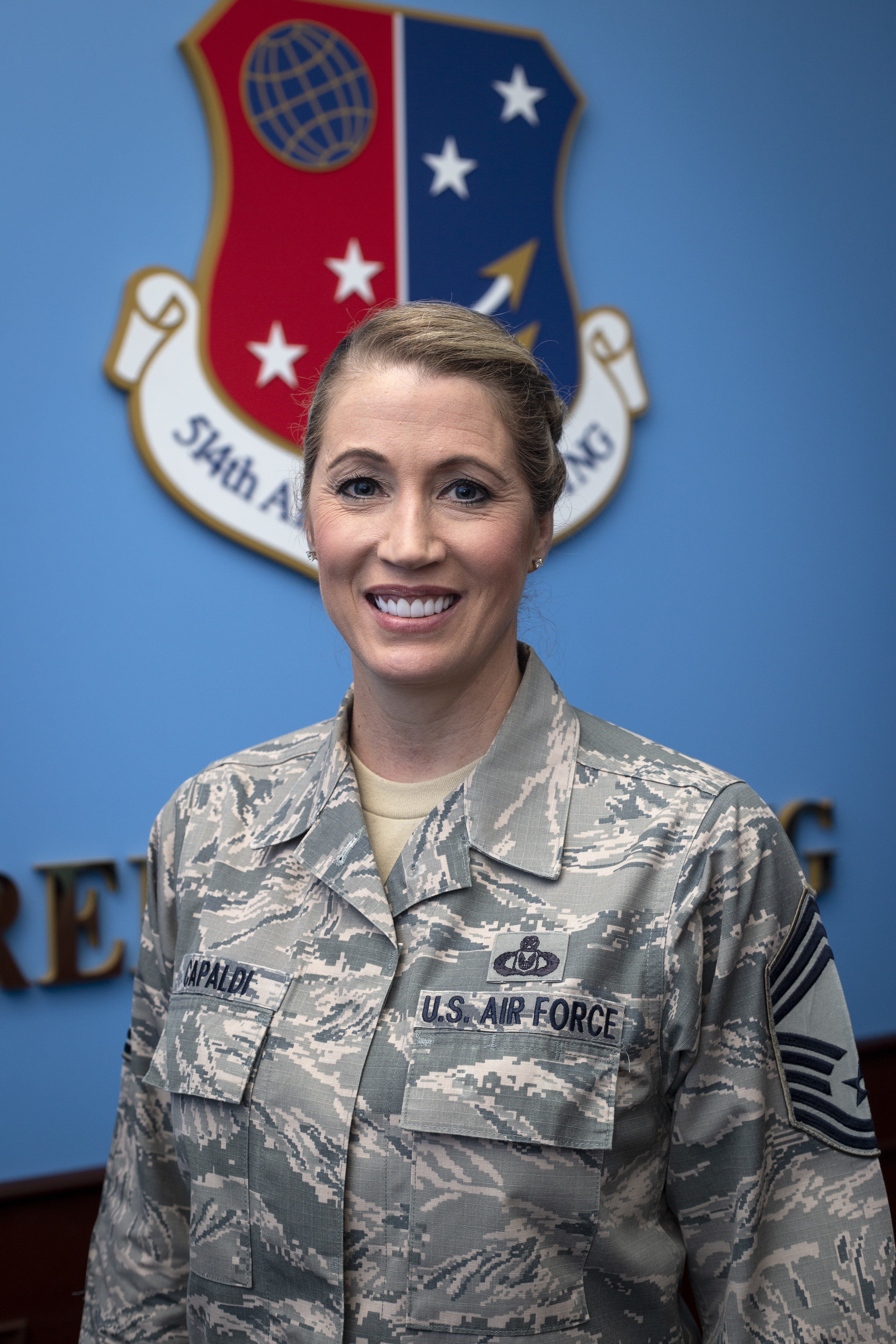 Wing welcomes new Command Chief > 514th Air Mobility Wing > Display