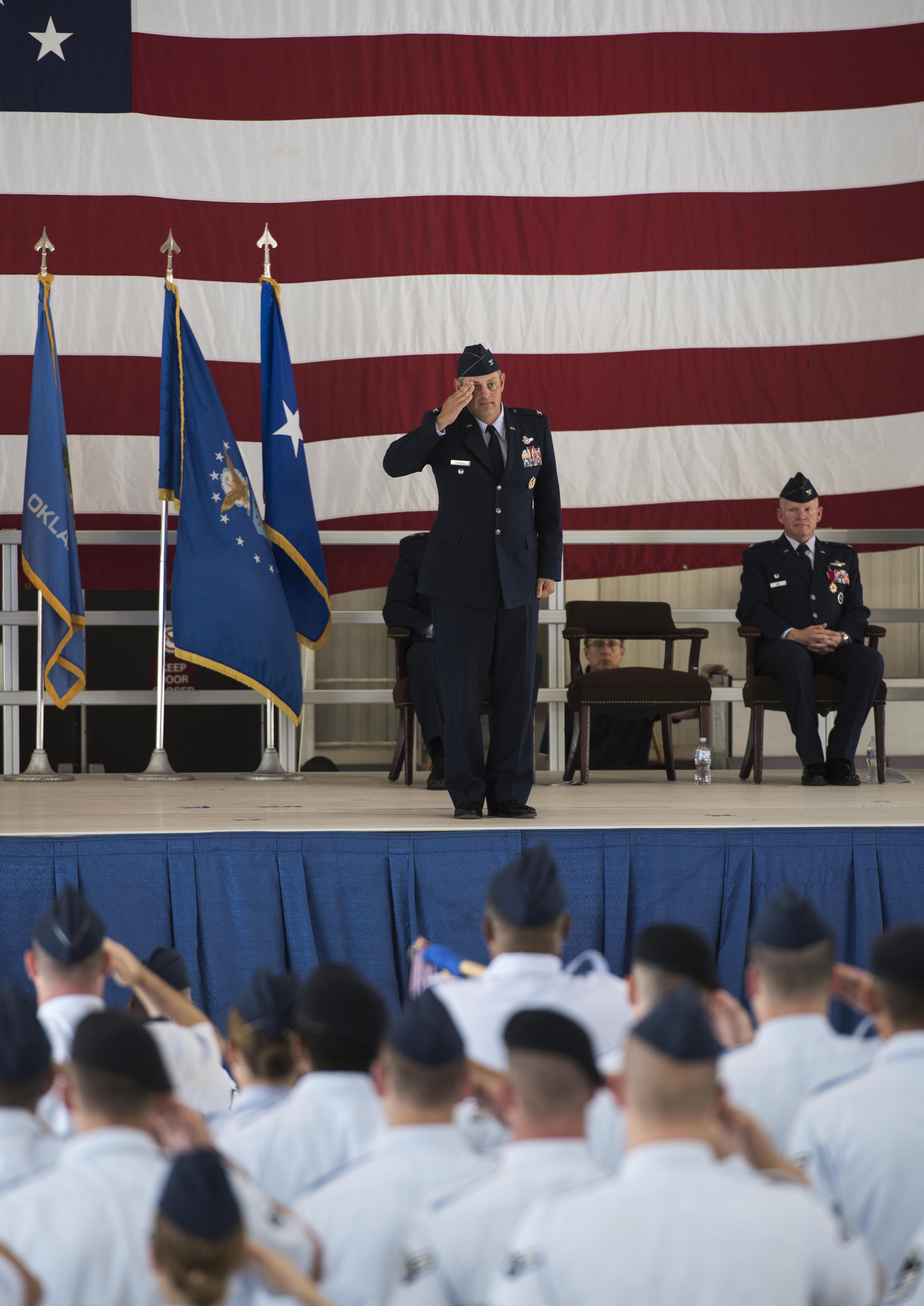 Simmons takes command of 71st FTW > Vance Air Force Base > News