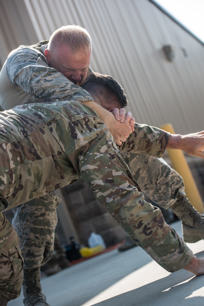 Security forces complete defensive tactics training > 193rd Special ...
