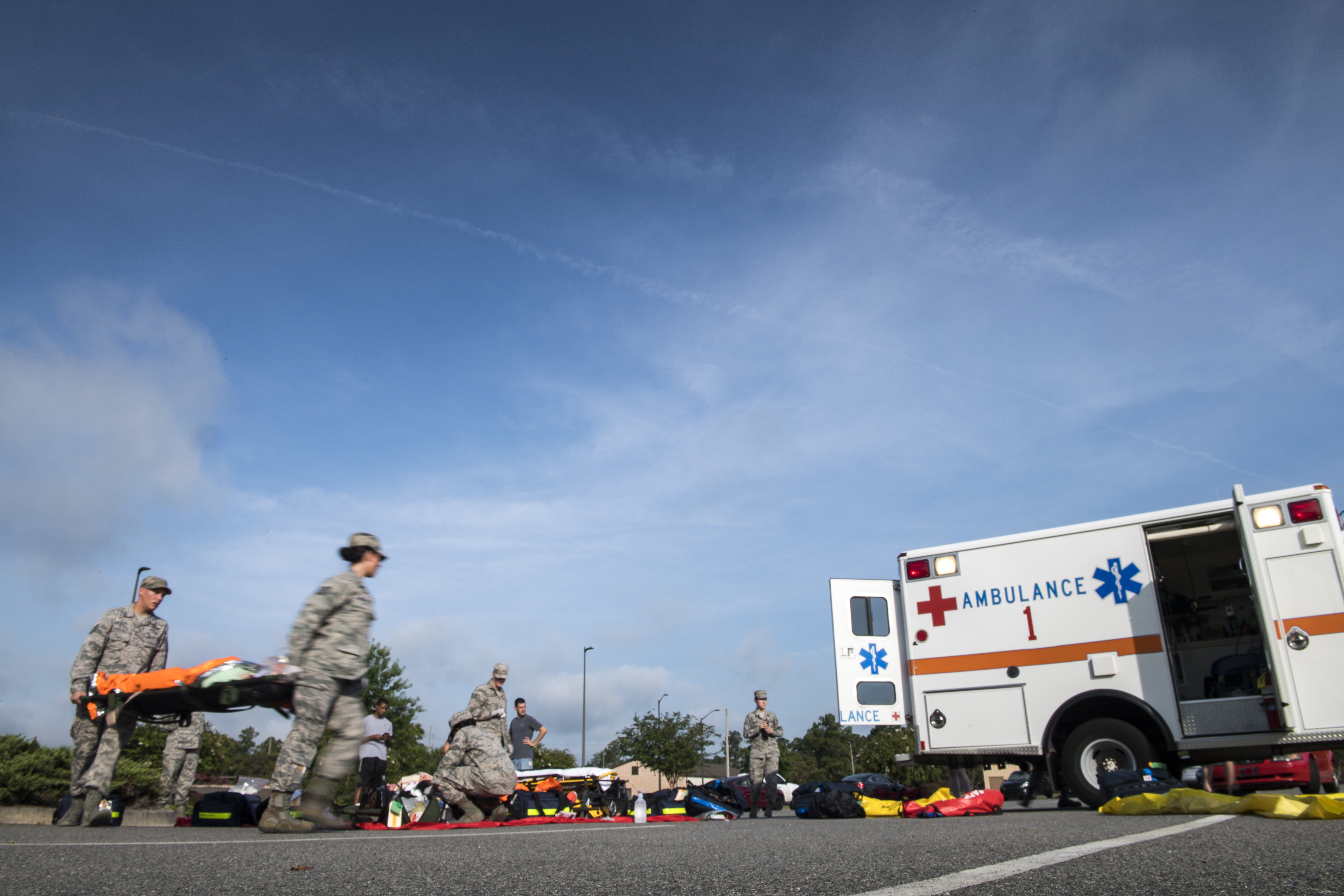 Medics exercise emergency response