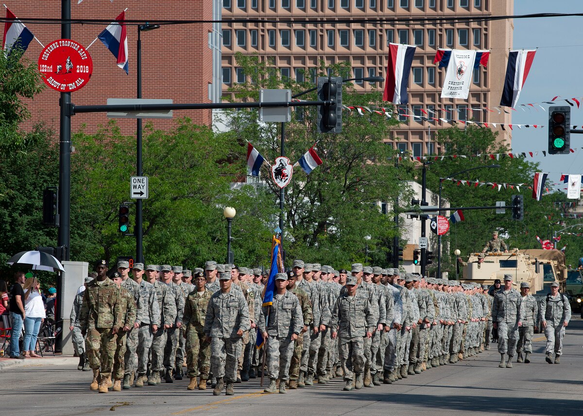 A grand entrance by Airmen at CFD grand parade > Ellsworth Air Force ...